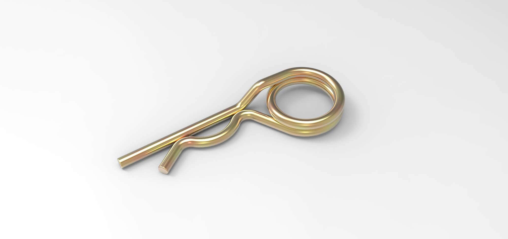 Bolt Spring Cotter - Free 3D Model by TechItemsRock