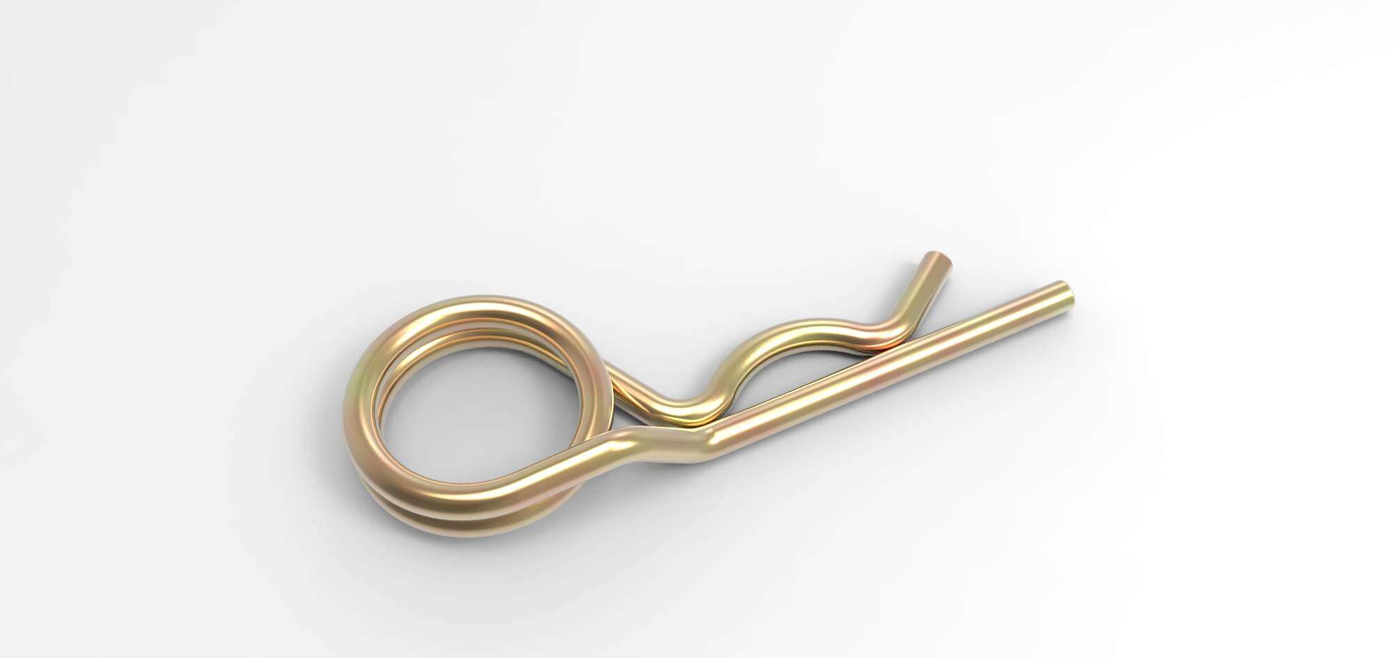 Bolt Spring Cotter - Free 3D Model by TechItemsRock