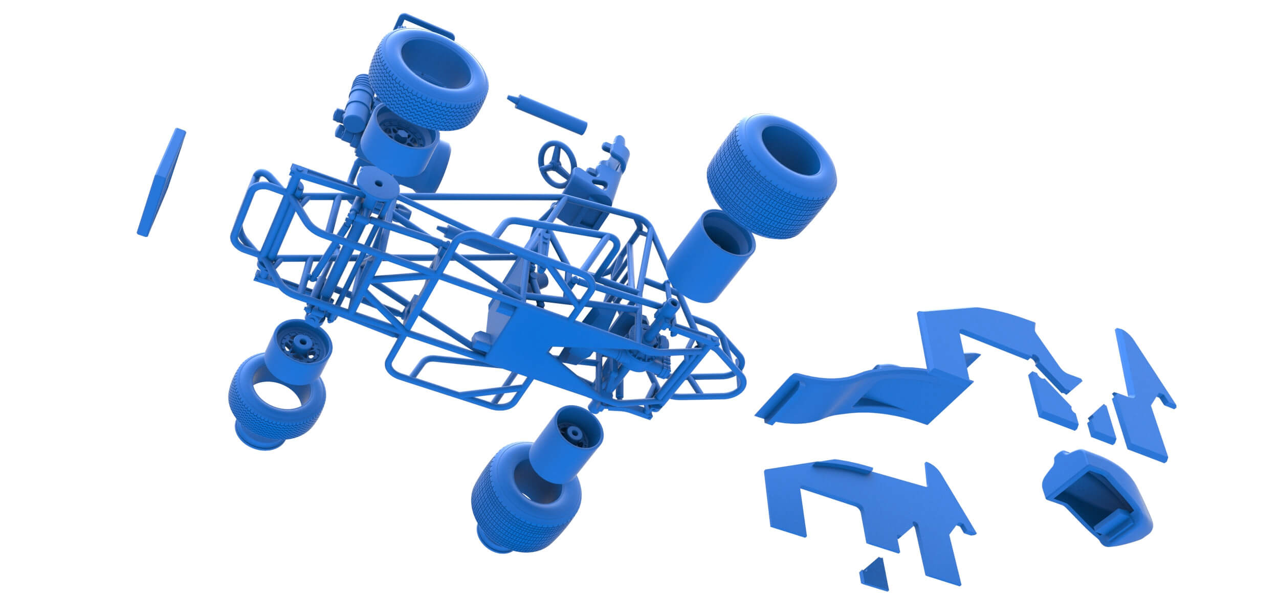 Sprint Car 1:25 - 3D Model by TechItemsRock