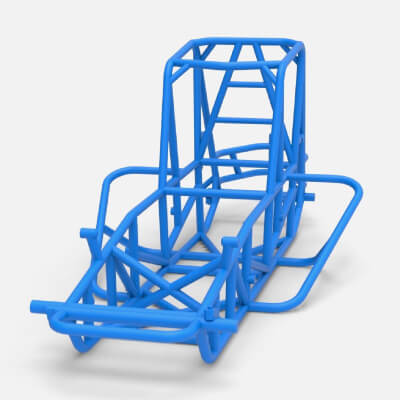 Sprint Car Frame 1:25 - 3D Model by TechItemsRock