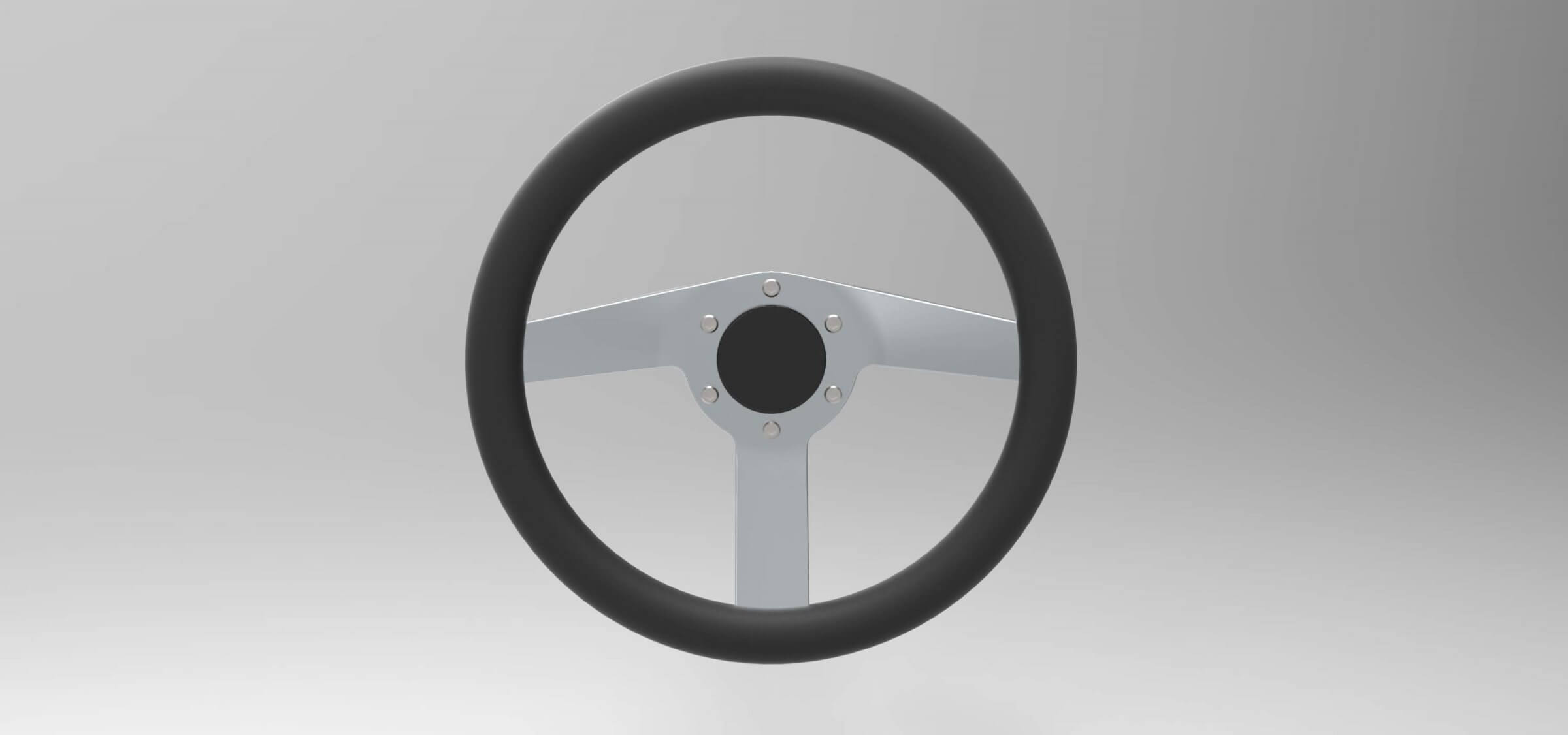 Stearing Wheel 1 - 3D Model by TechItemsRock