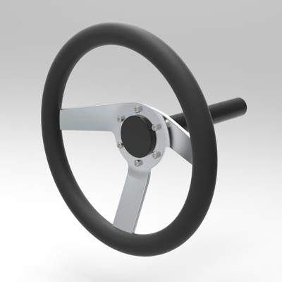 Stearing Wheel 1 - 3D Model by TechItemsRock
