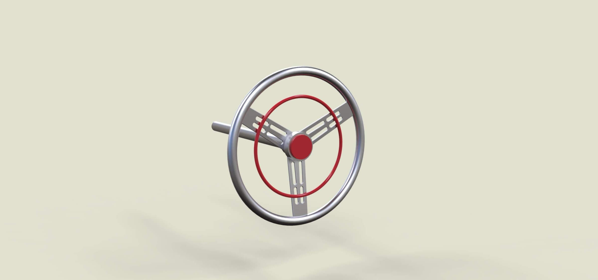 Stearing Wheel 7 - 3D Model by TechItemsRock
