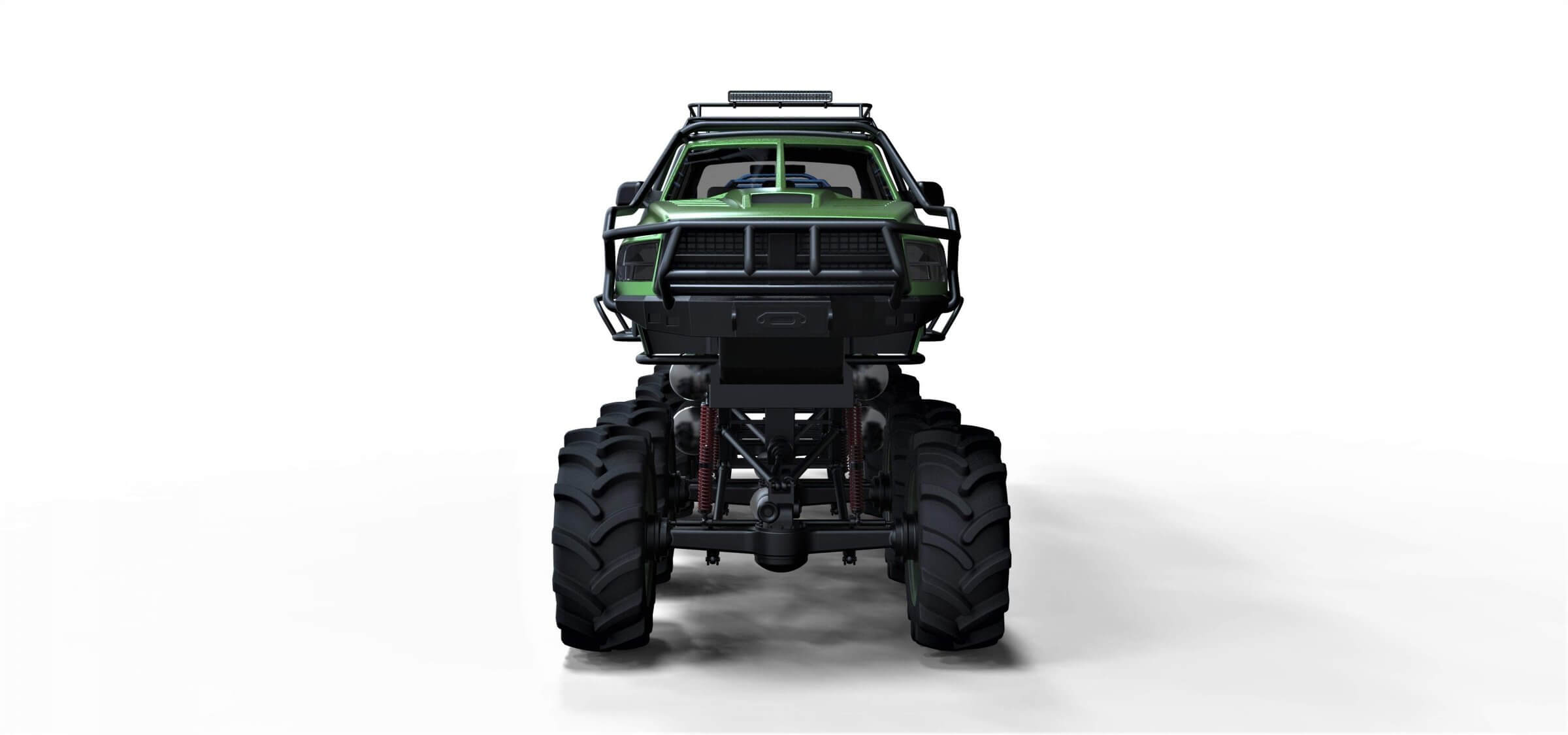Super Bogger with Concept Vehicle - 3D Model by TechItemsRock