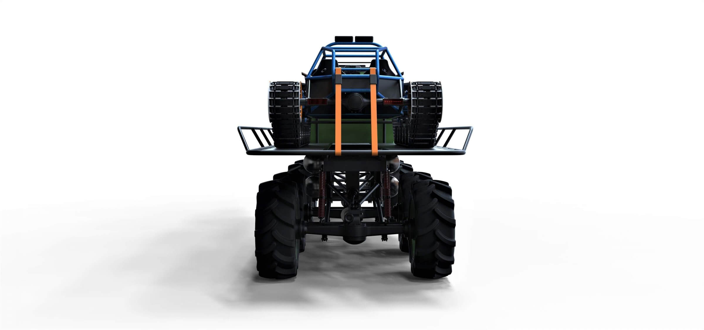 Super Bogger with Concept Vehicle - 3D Model by TechItemsRock