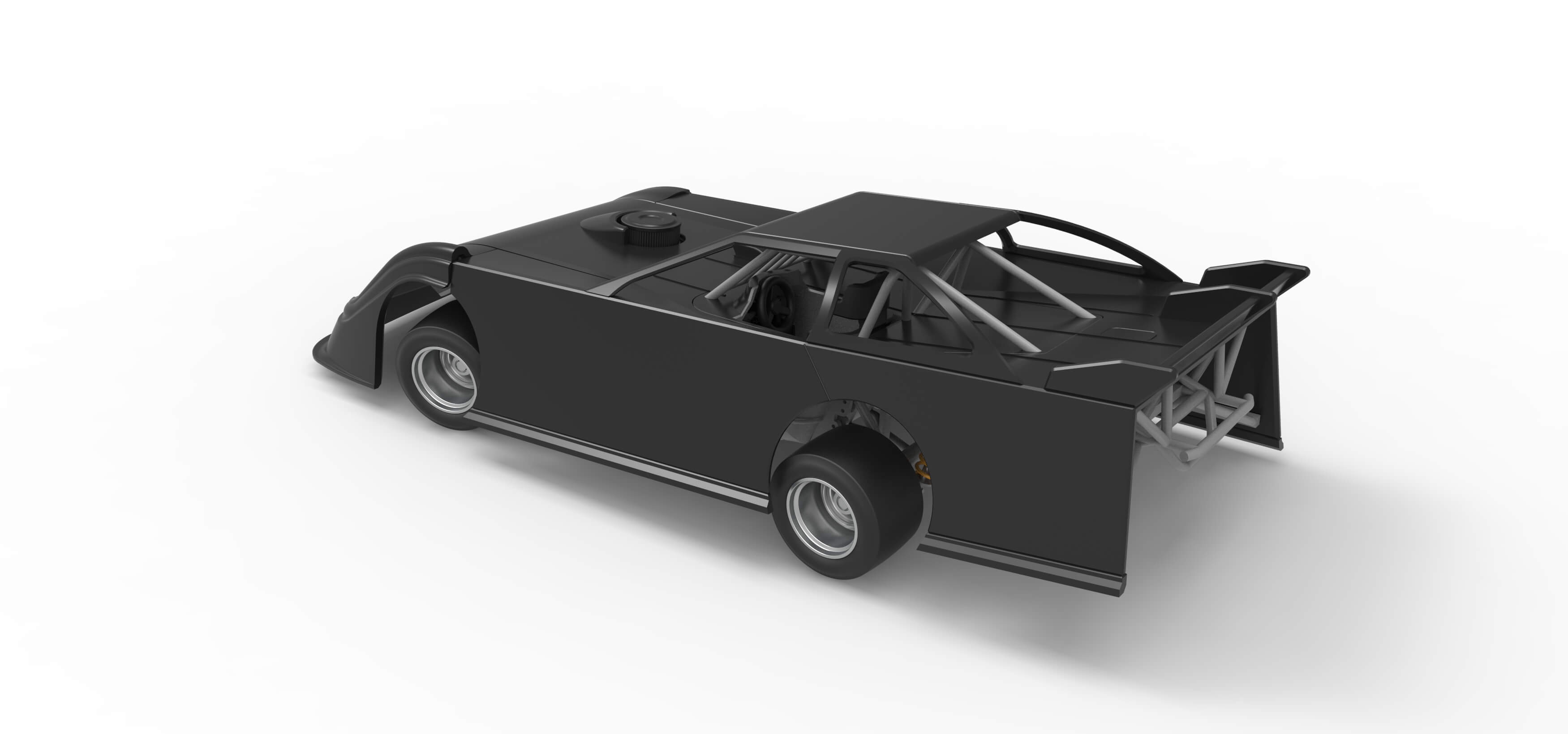 Super Dirt Late Model for Pavement While Turning Scale 1:25 by ...