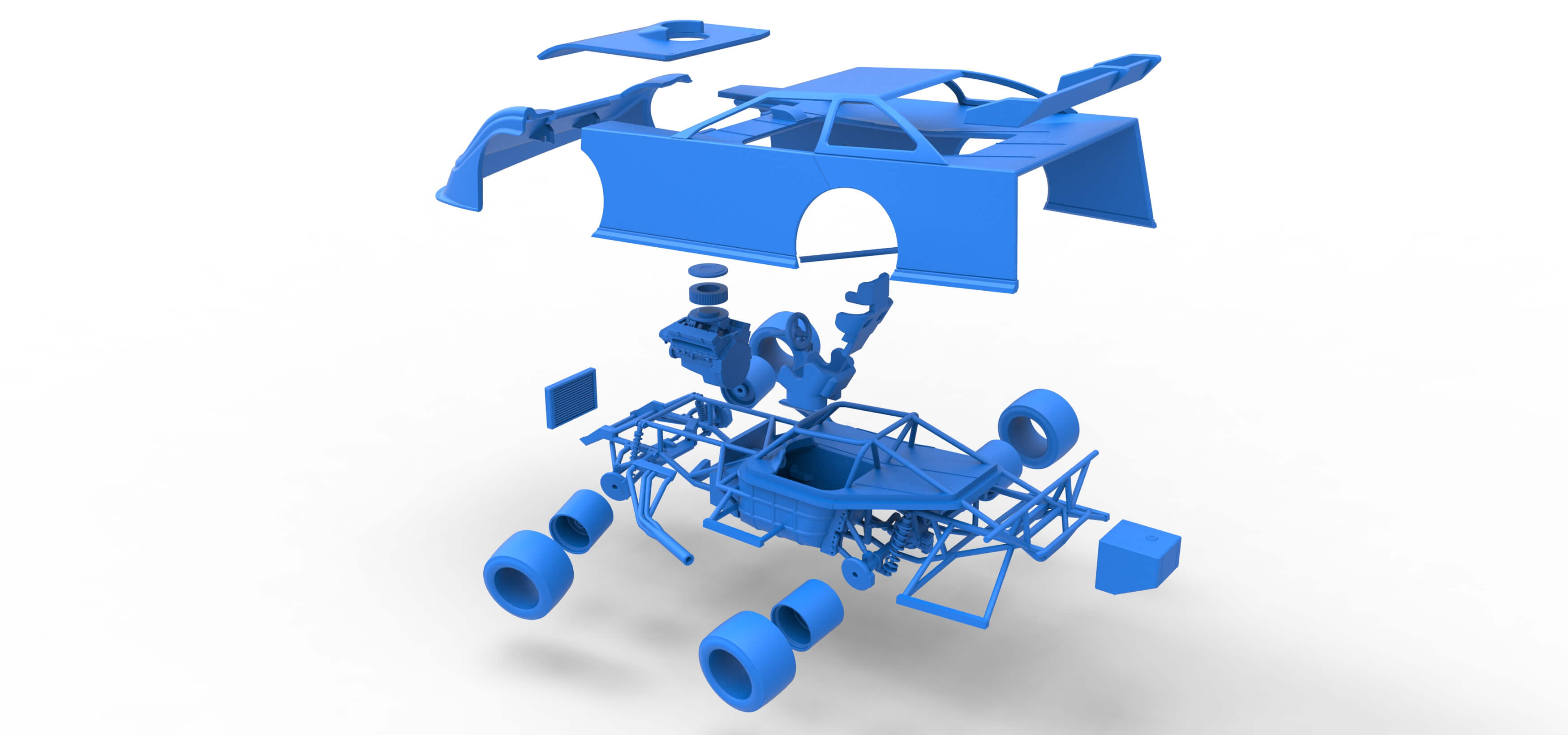 Super Dirt Late Model for Pavement While Turning Scale 1:25 by ...