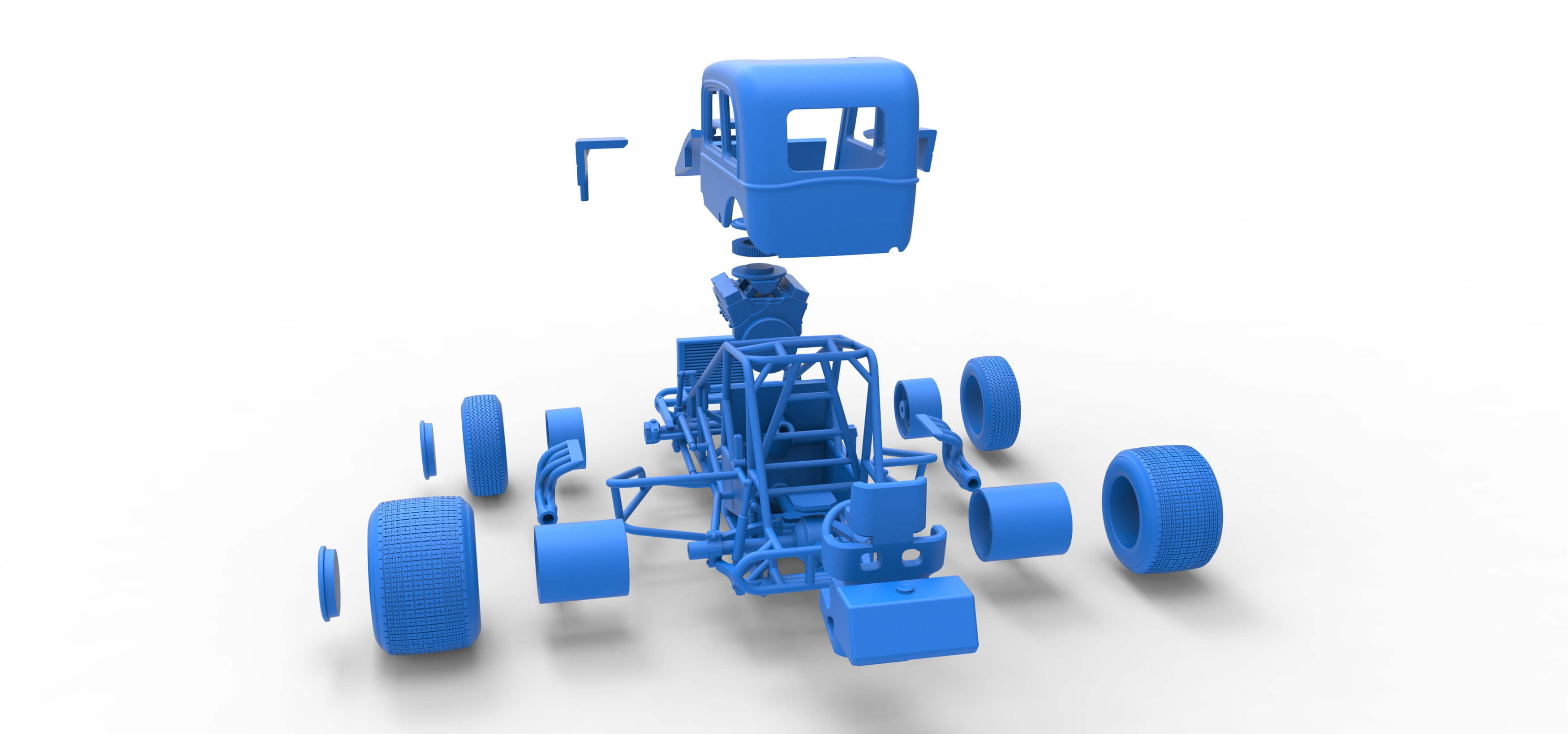 Super Rod Scale 1:25 - 3D Model by TechItemsRock