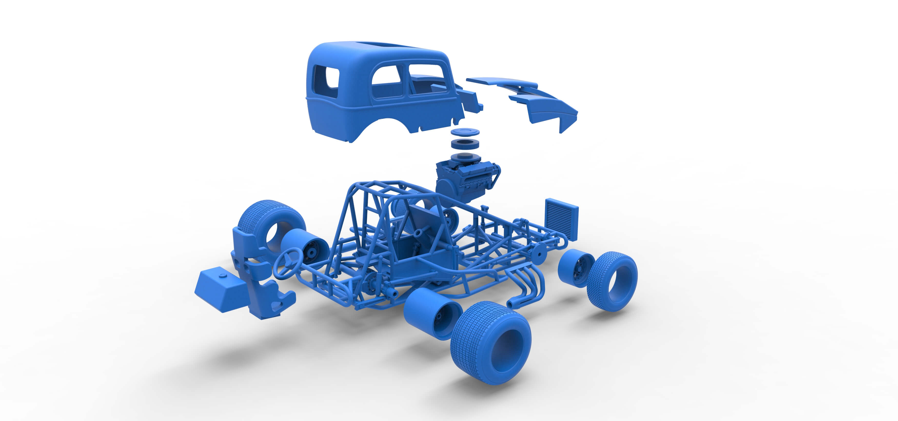 Super Rod Scale 1:25 - 3D Model by TechItemsRock