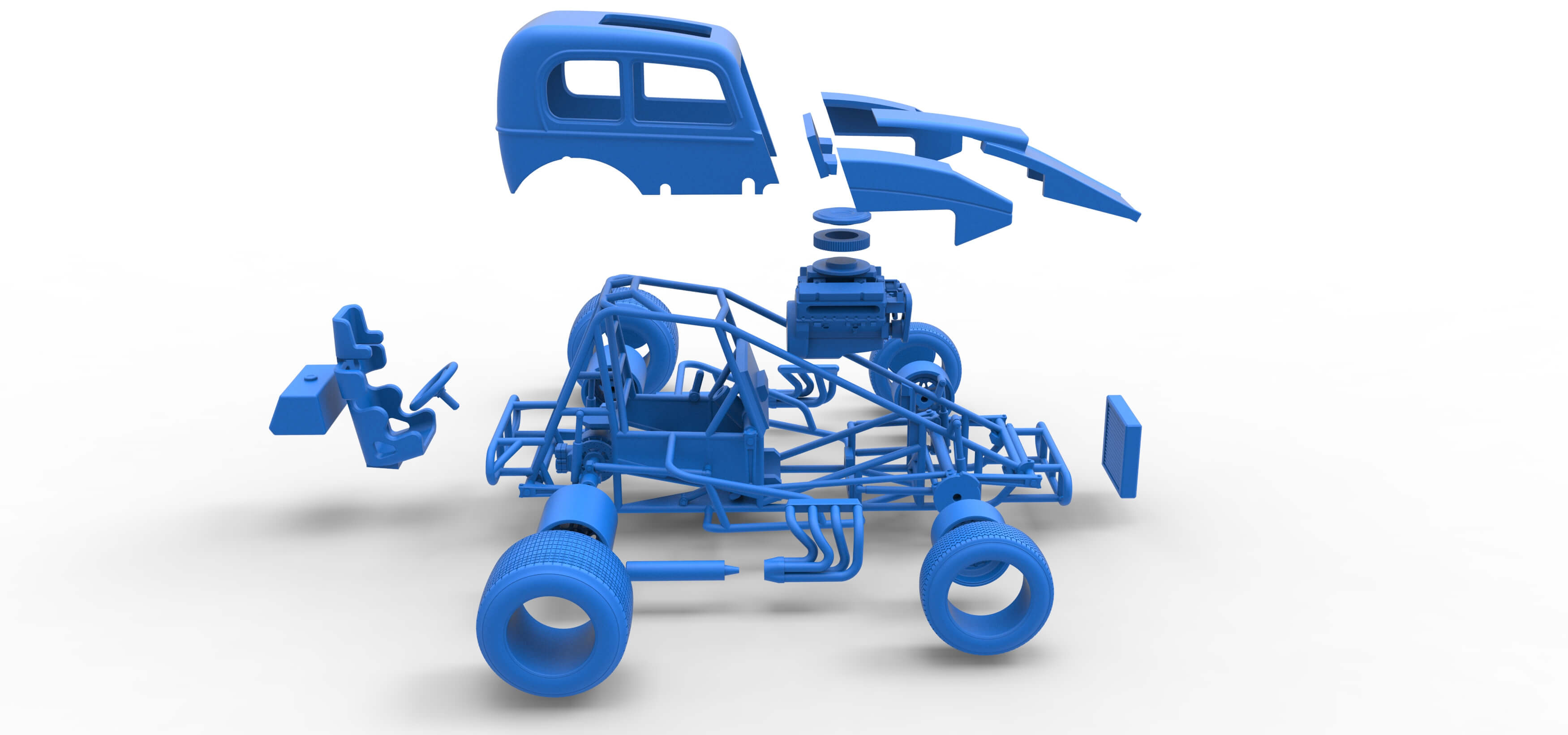 Super Rod Scale 1:25 - 3D Model by TechItemsRock