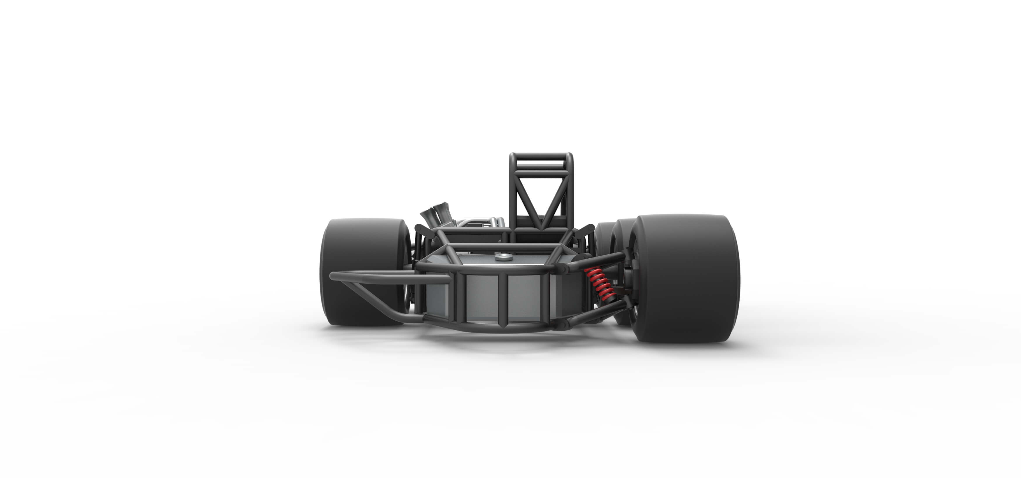 Supermodified 3-TO-1 Race Car Base 1:25 3D Model by TechItemsRock