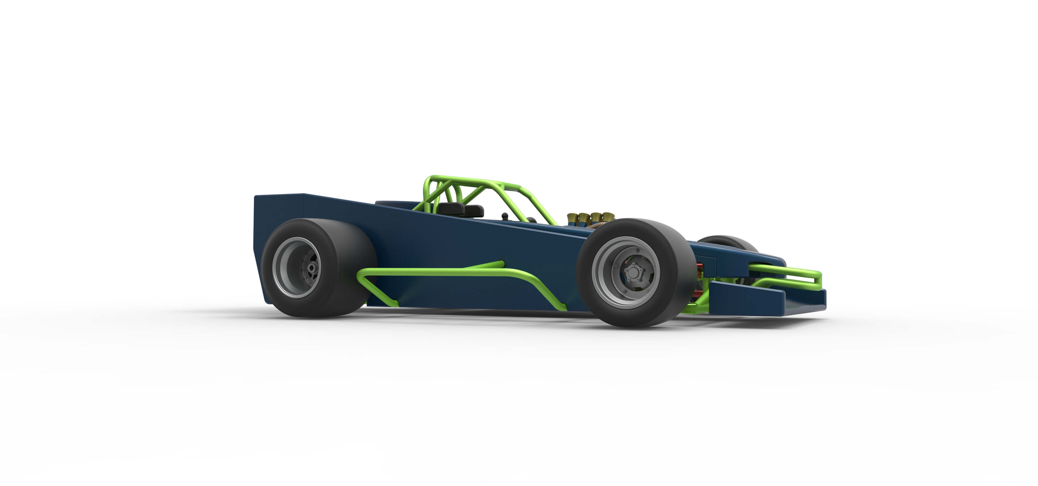 Supermodified Race Car 1:25 - 3D Model by TechItemsRock