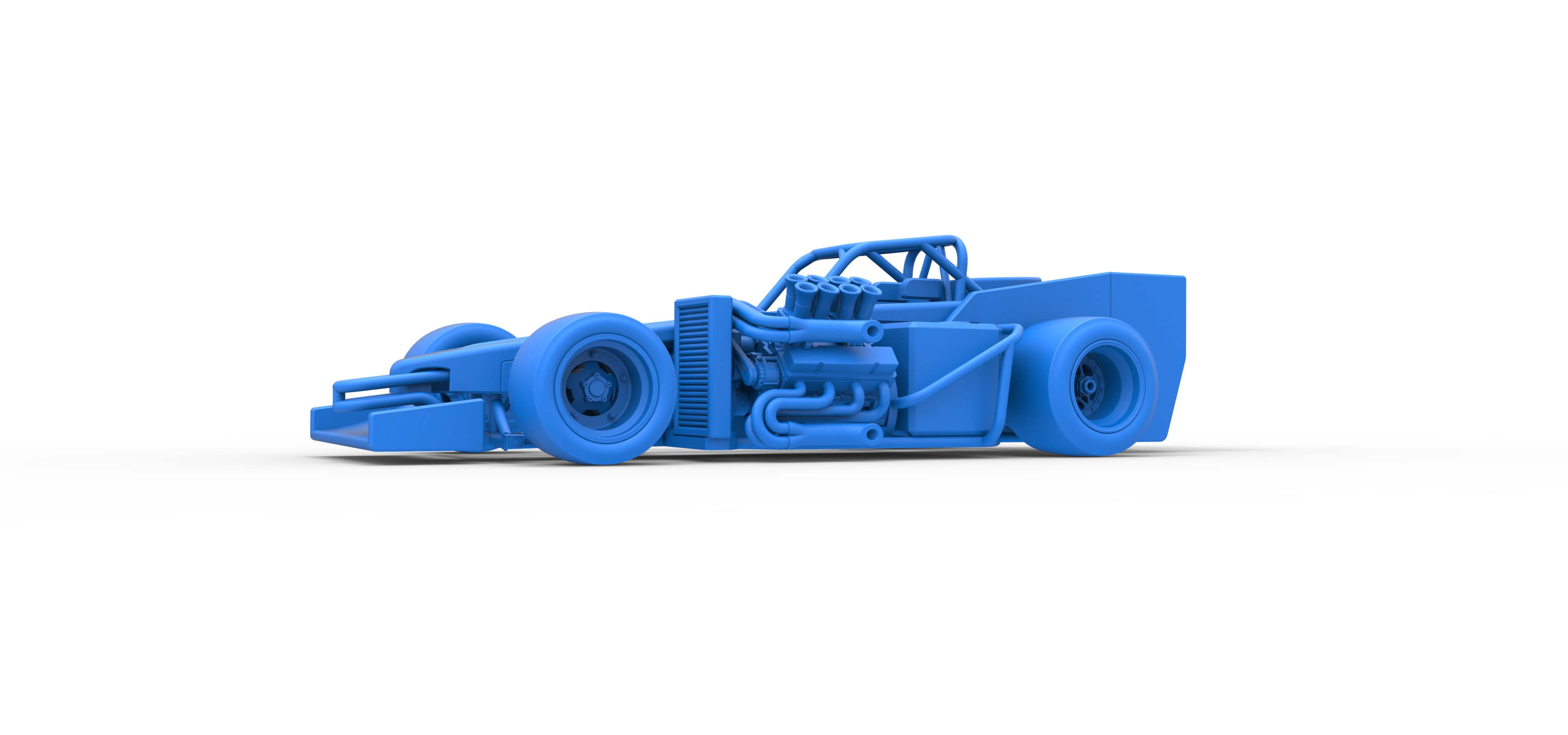 Supermodified Race Car 1:25 - 3D Model by TechItemsRock