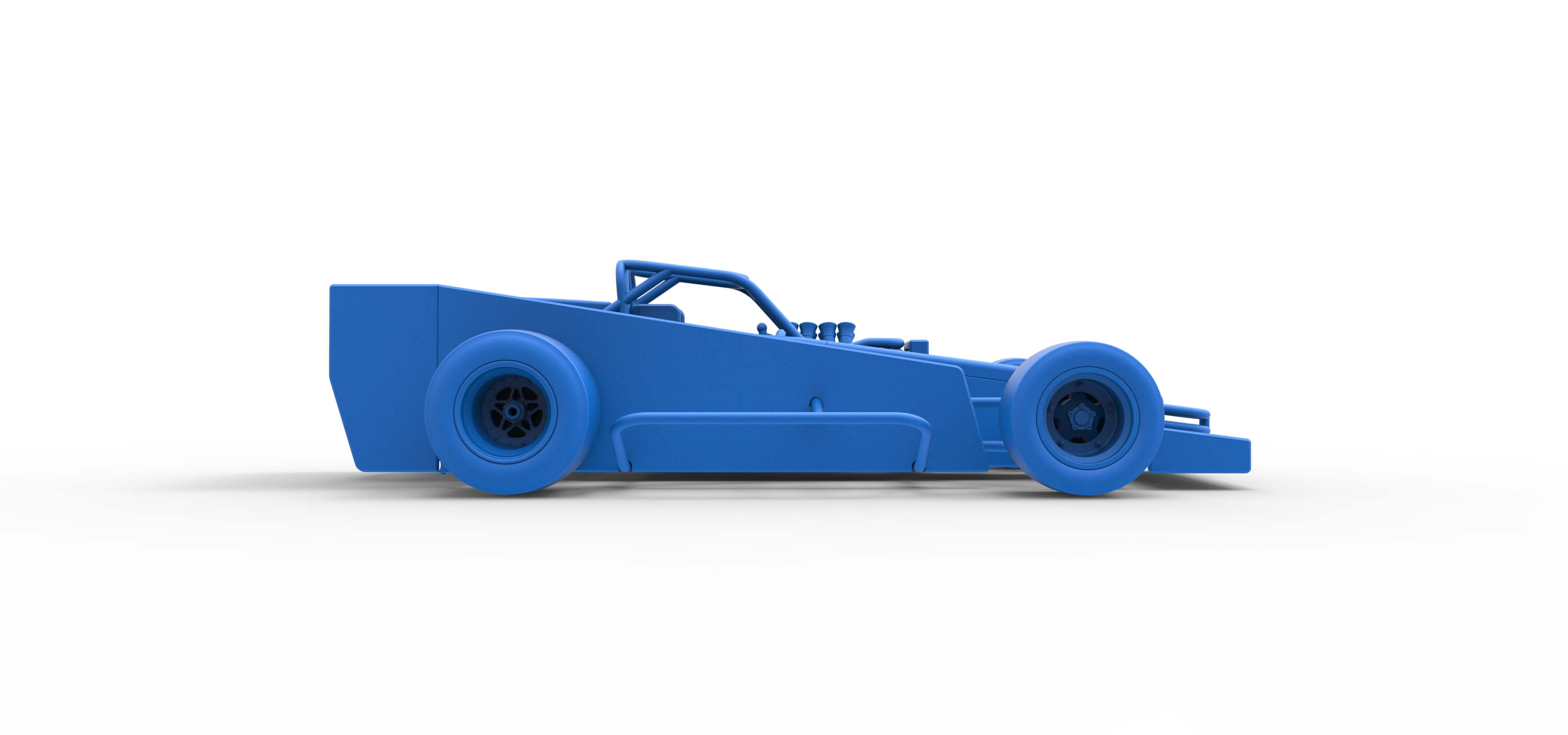Supermodified Race Car 1:25 - 3D Model by TechItemsRock