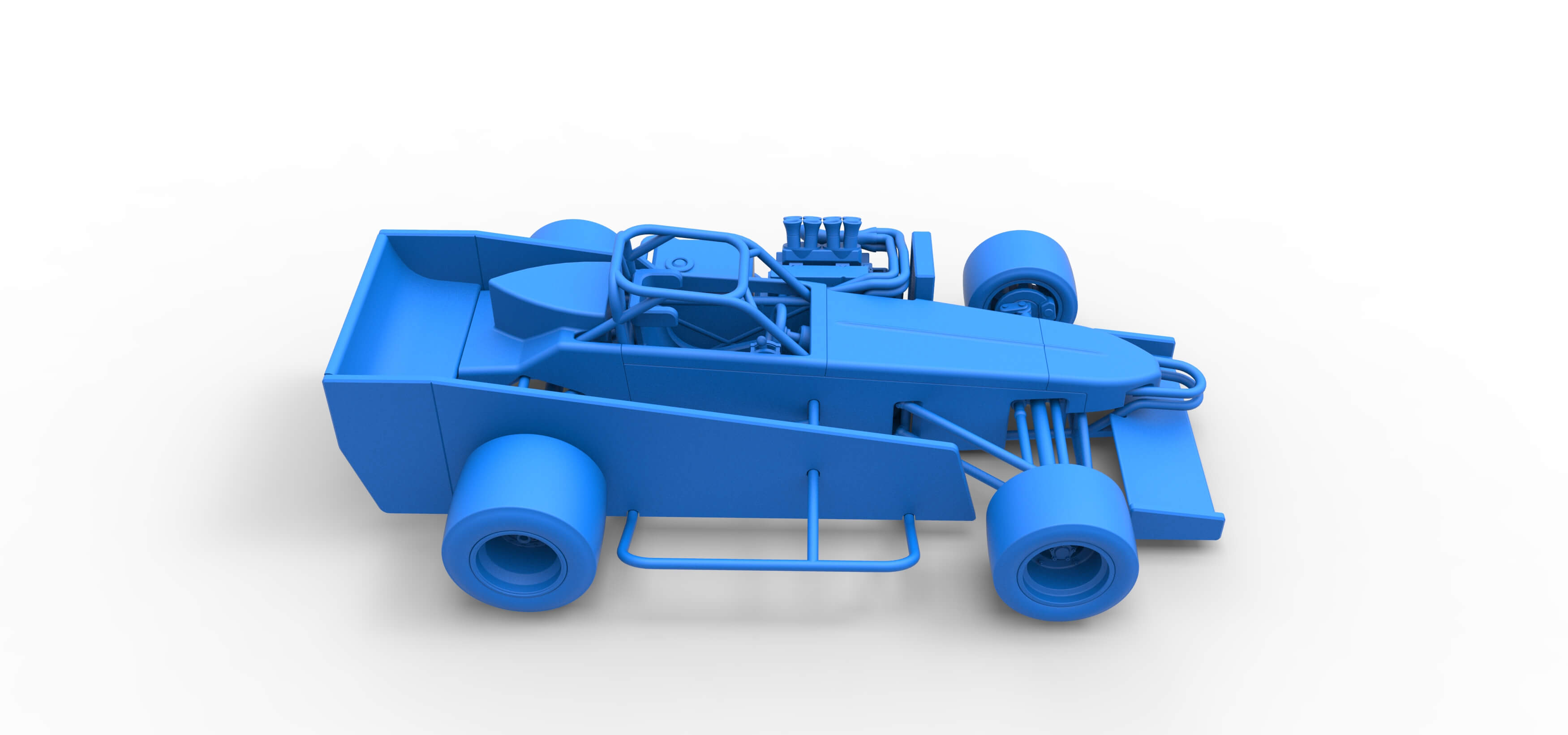 Supermodified Race Car 1:25 - 3D Model by TechItemsRock