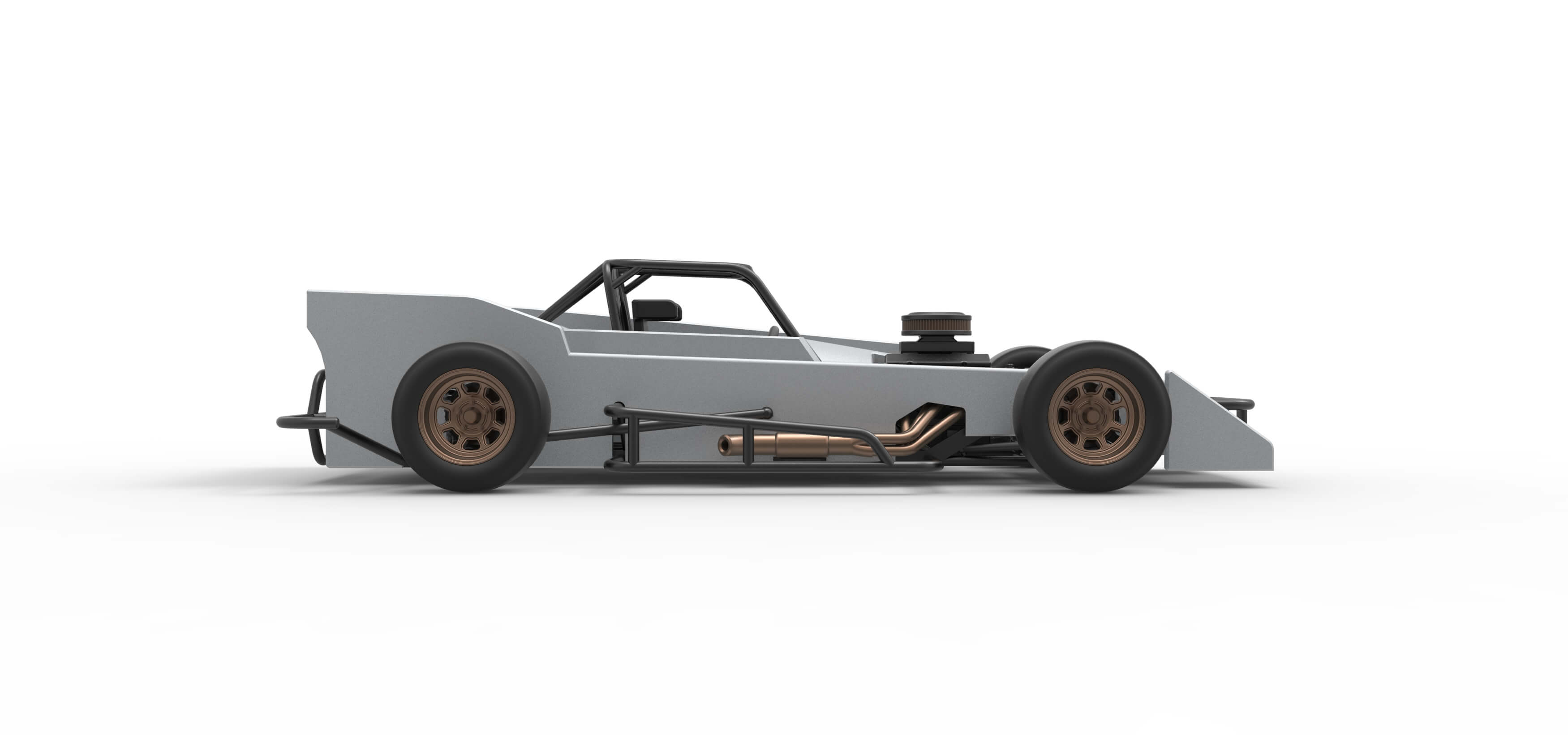 Supermodified Race Car 1:25 - 3D Model by TechItemsRock