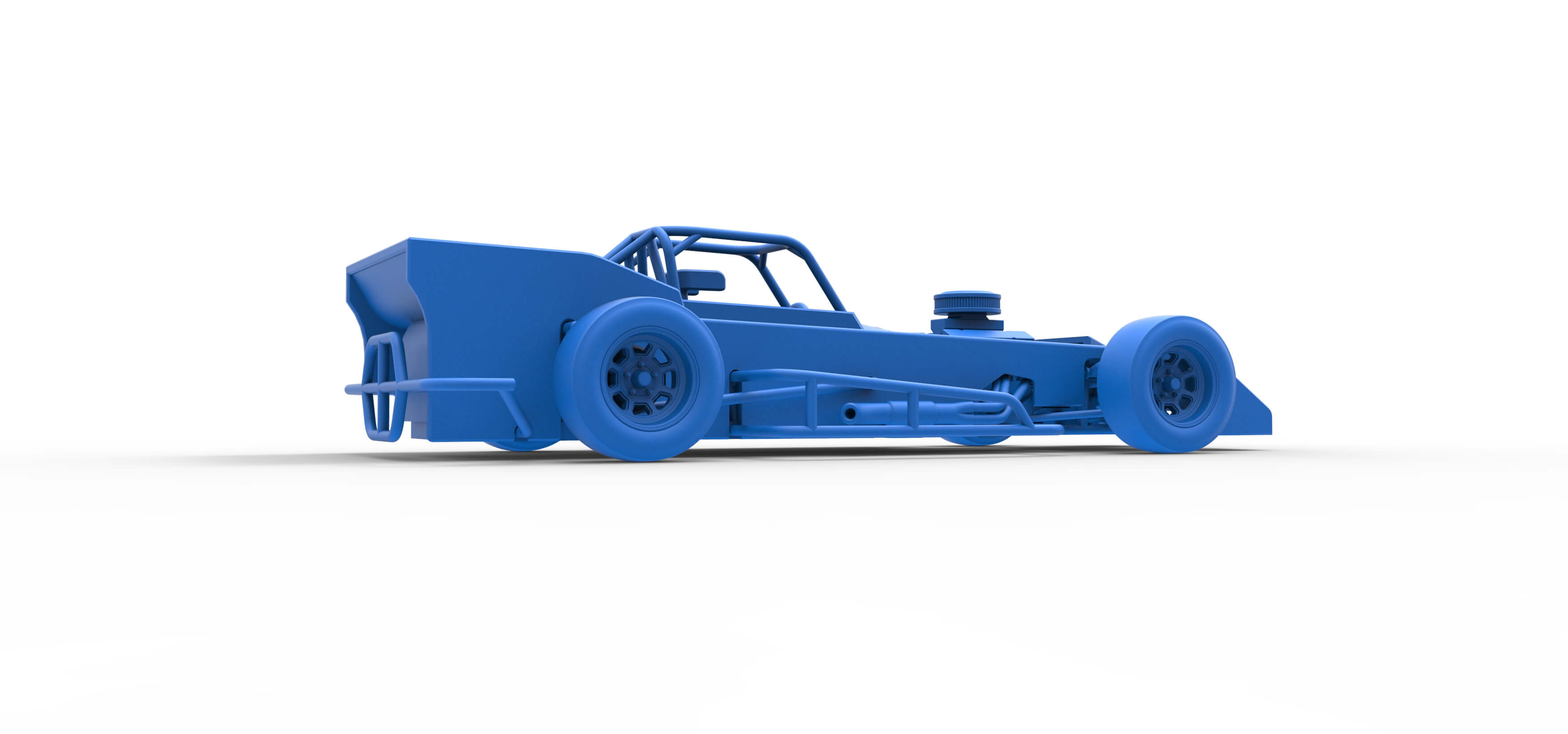 Supermodified Race Car 1:25 - 3D Model by TechItemsRock