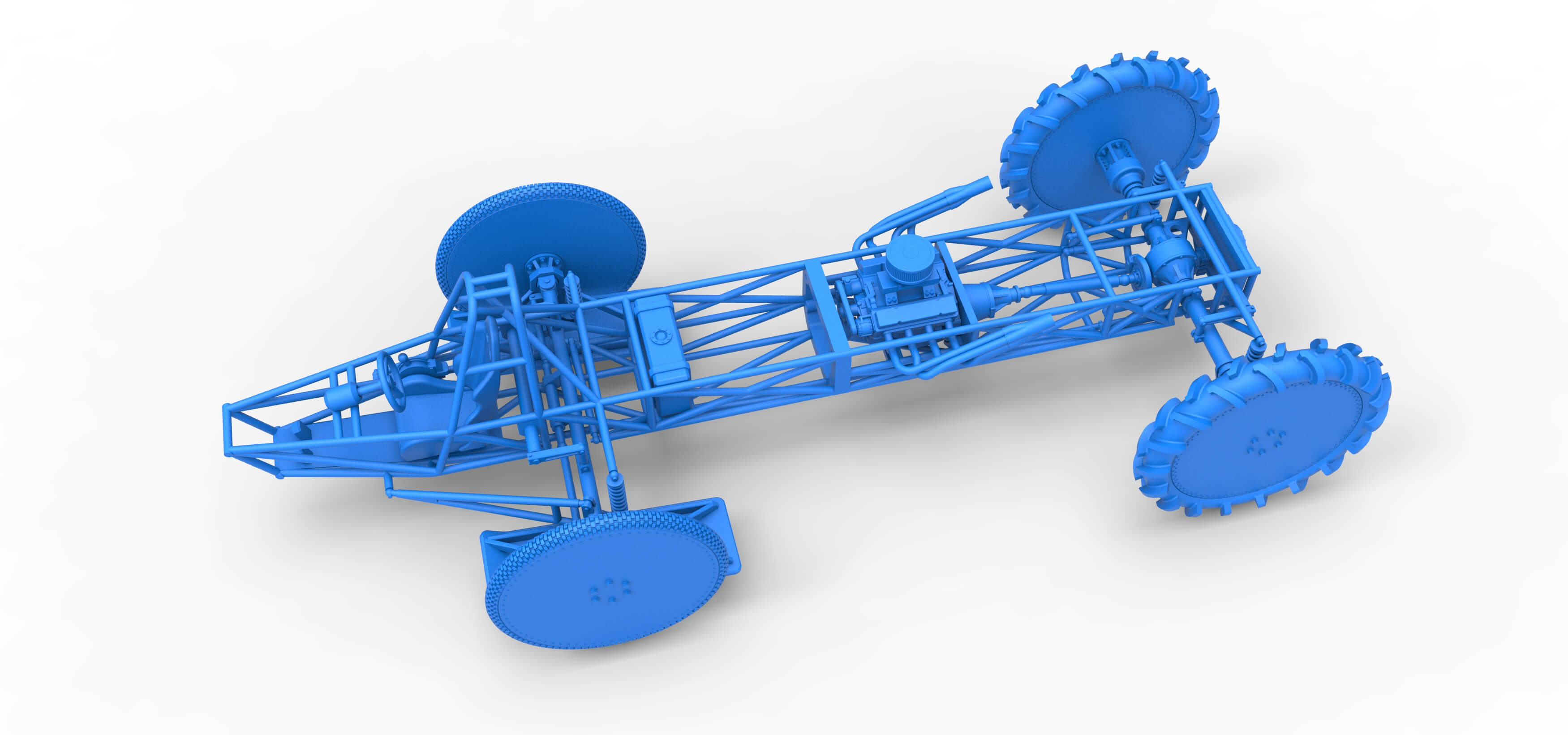 Swamp Buggy Base Scale 1:25 - 3D Model by TechItemsRock