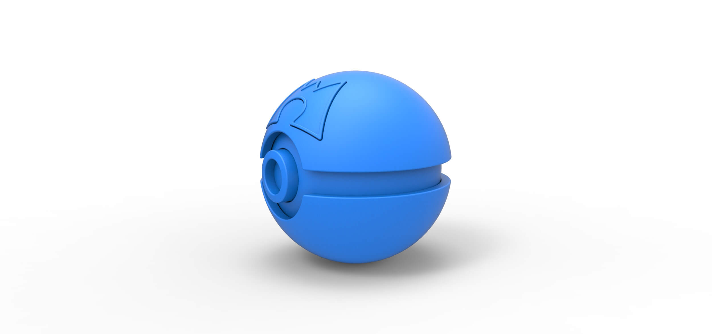 Team Magma Ball - 3D Model by TechItemsRock