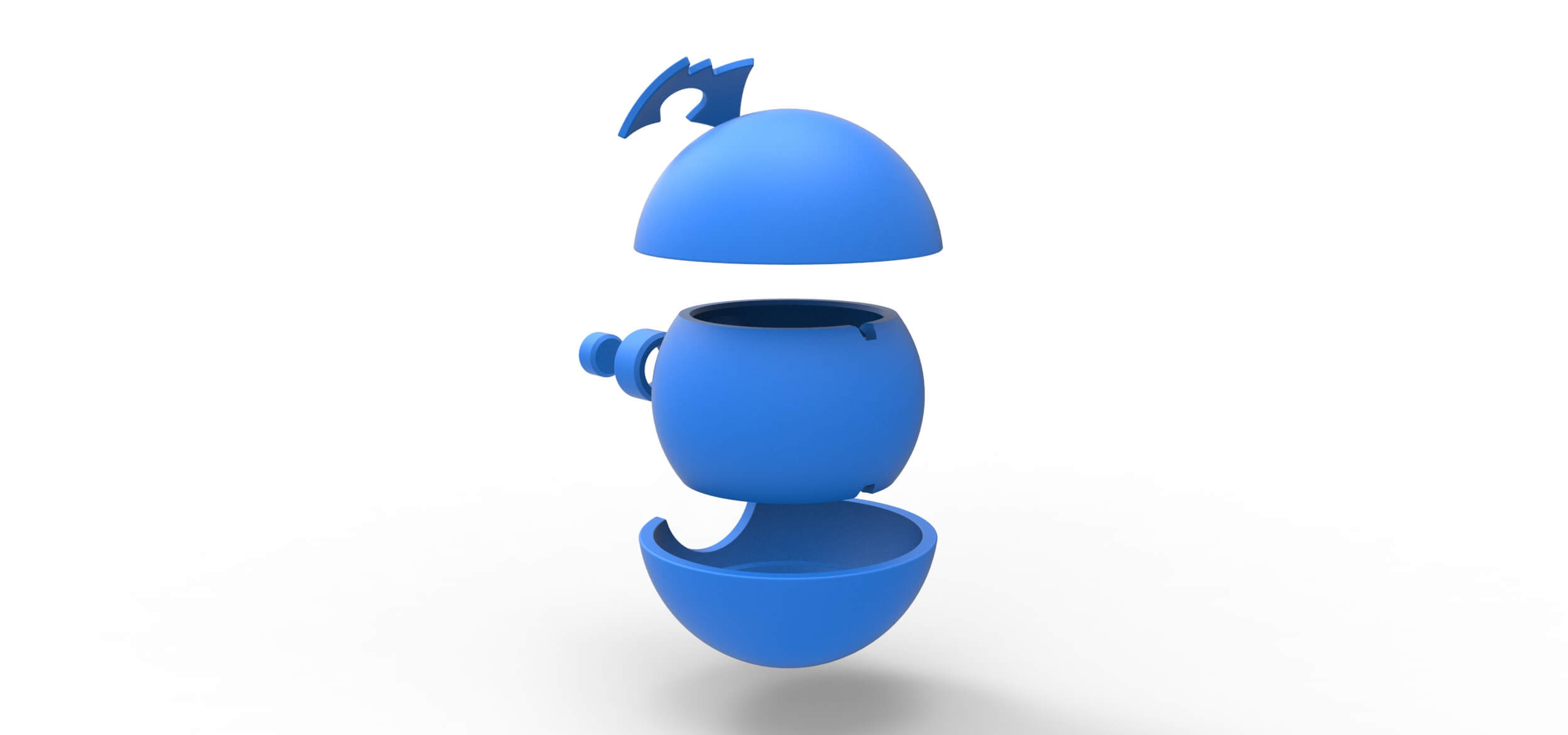 Team Magma Ball - 3D Model by TechItemsRock