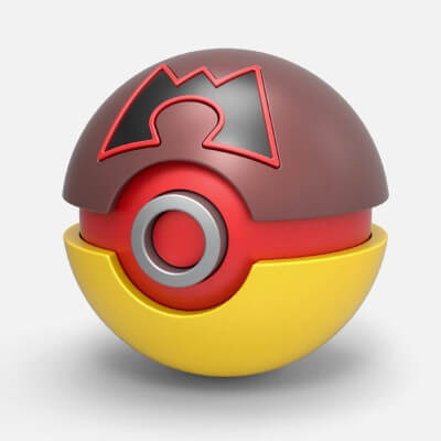 Team Magma Ball - 3D Model by TechItemsRock