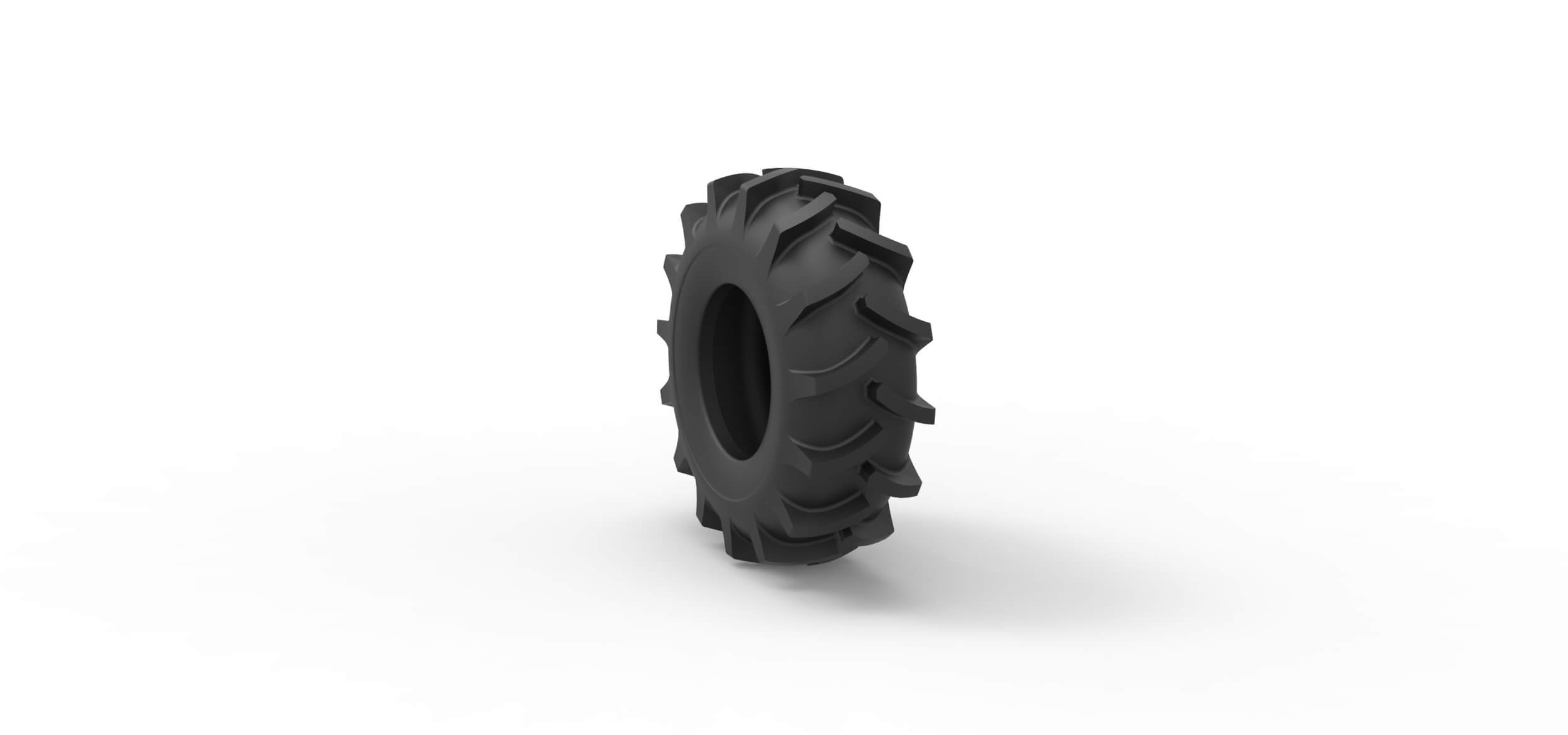 Tire of Redneck Rave Mud Truck 1:25 - 3D Model by TechItemsRock