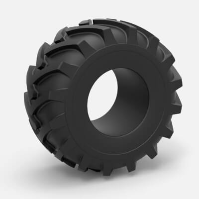 Tire of Timberjack Scale 1:25 - 3D Model by TechItemsRock
