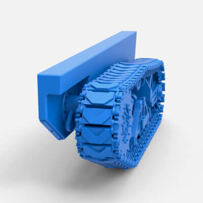 Track for Vintage Monster Tank 1:25 - 3D Model by TechItemsRock