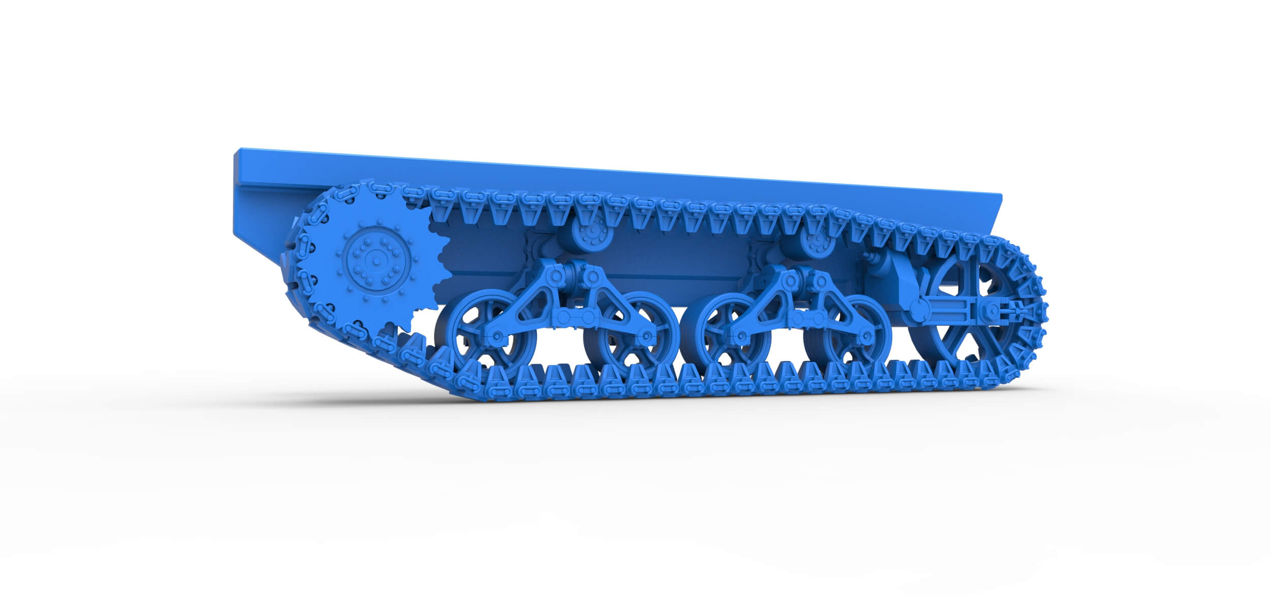 Track for Vintage Monster Tank 1:25 - 3D Model by TechItemsRock