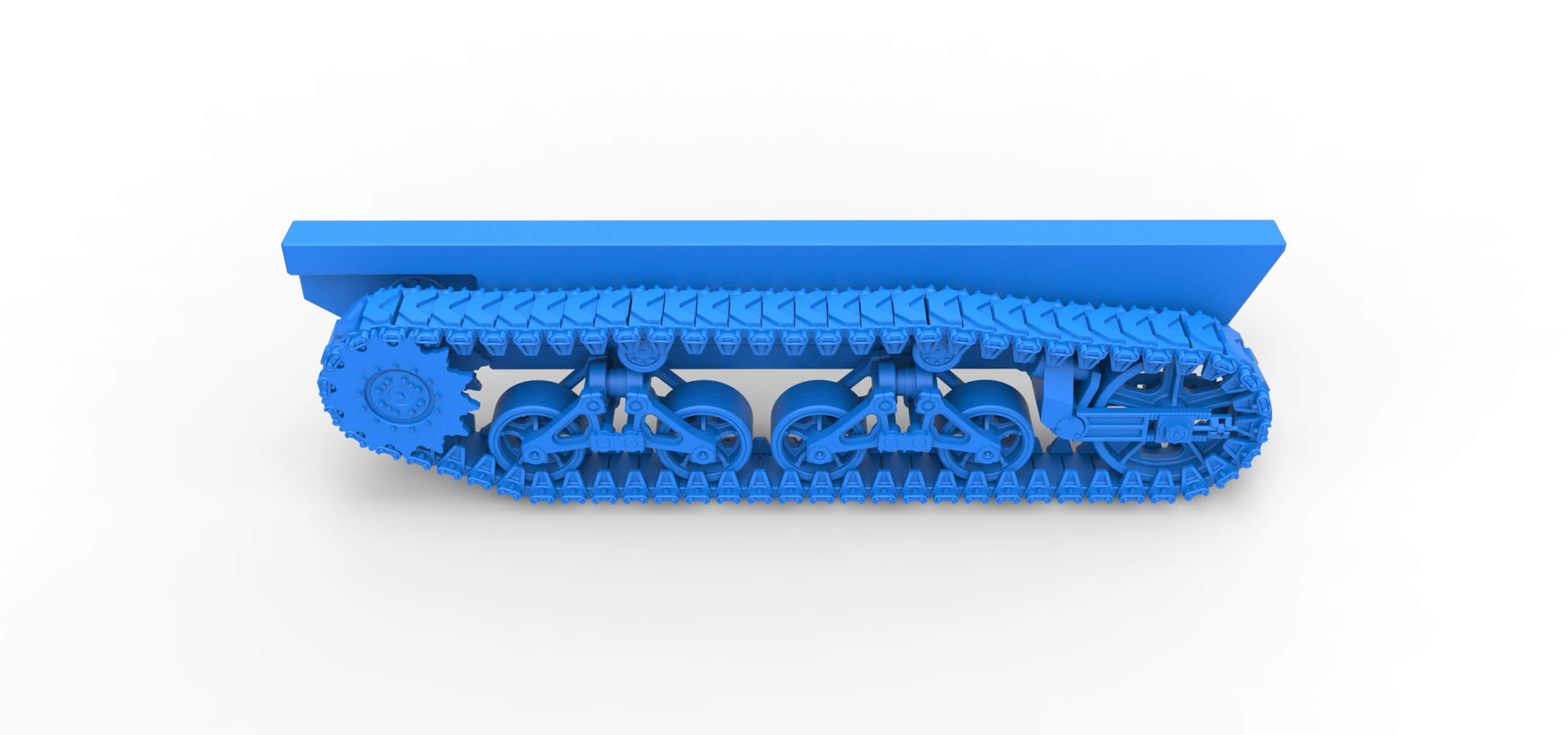 Track for Vintage Monster Tank 1:25 - 3D Model by TechItemsRock