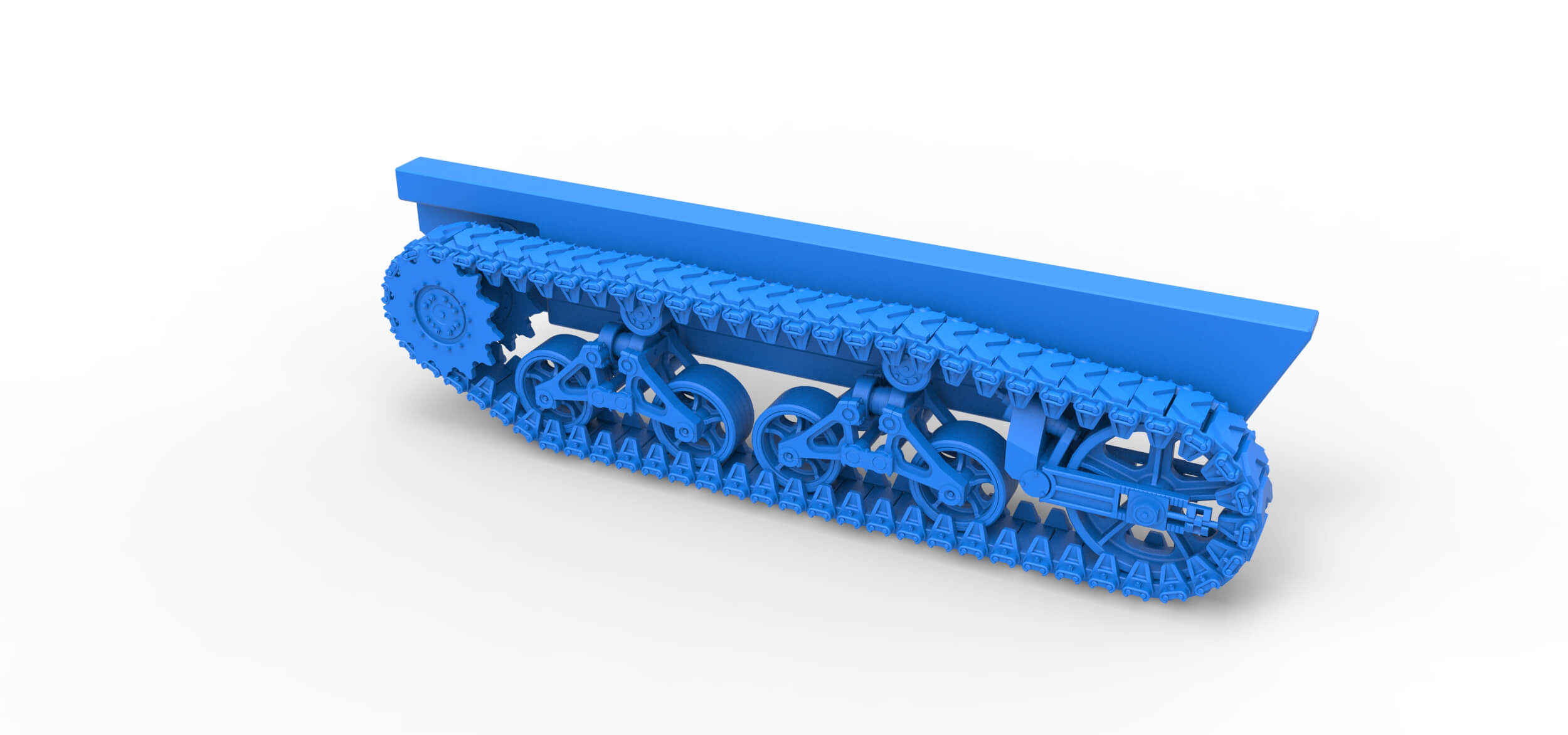 Track for Vintage Monster Tank 1:25 - 3D Model by TechItemsRock