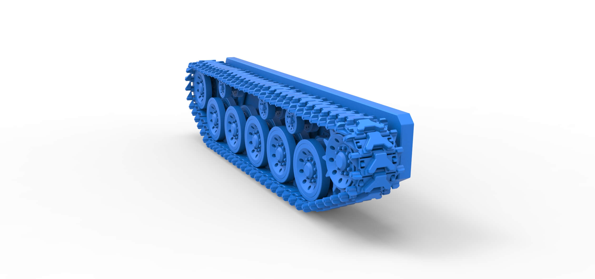 Track for Vintage Monster Tank Version 2 Scale 1:25 - 3D Model by ...