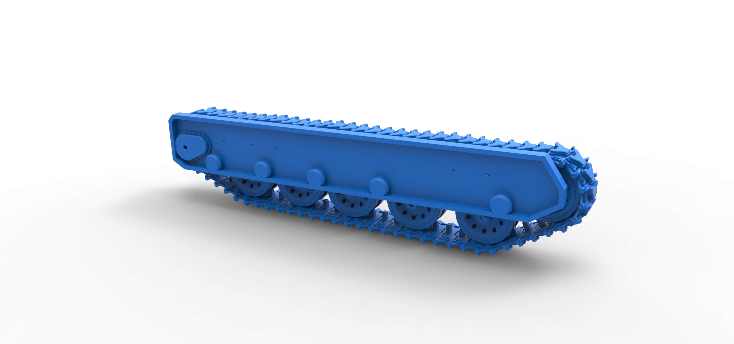 Track for Vintage Monster Tank Version 2 Scale 1:25 - 3D Model by ...
