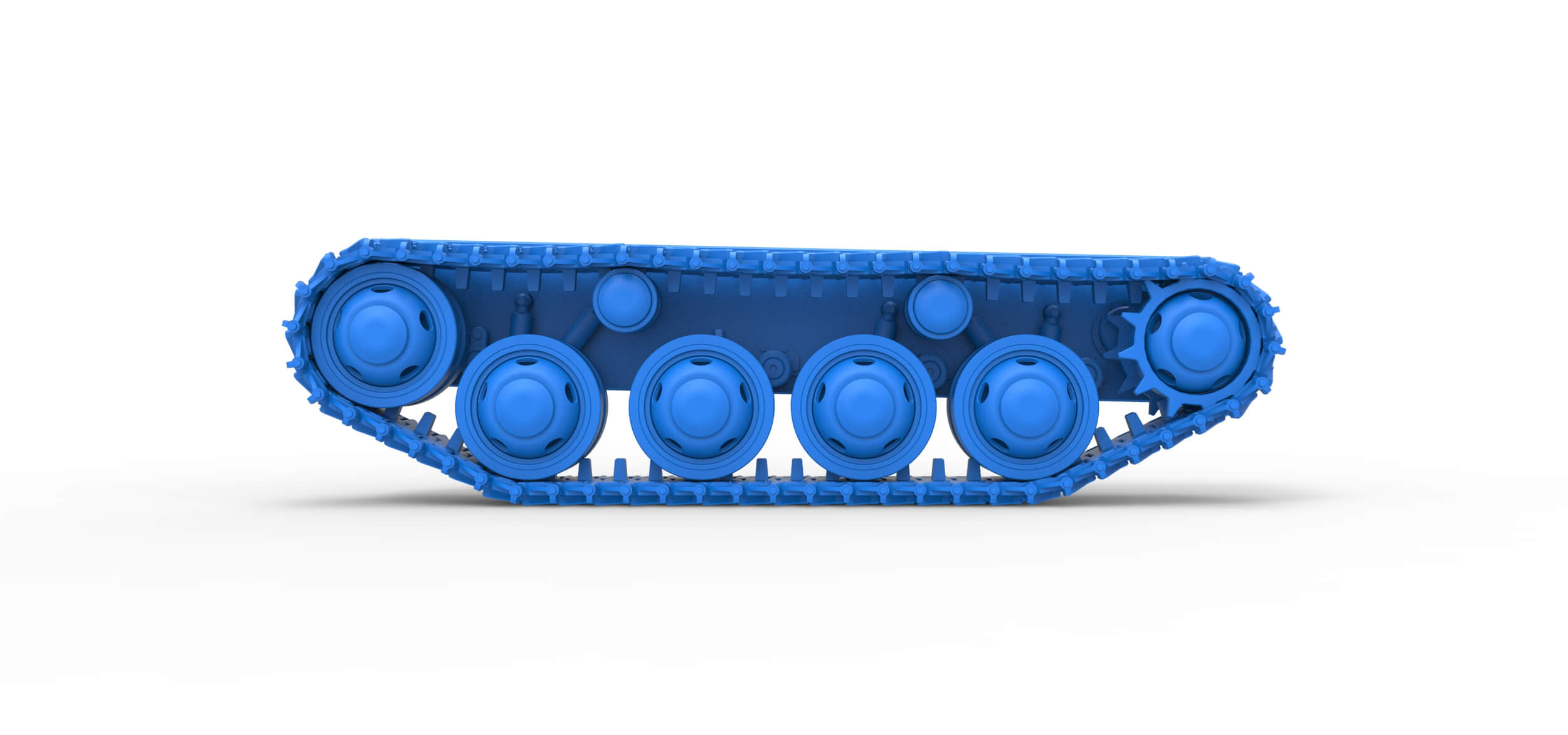 Track for Vintage Monster Tank Version 3 Scale 1:25 - 3D Model by ...
