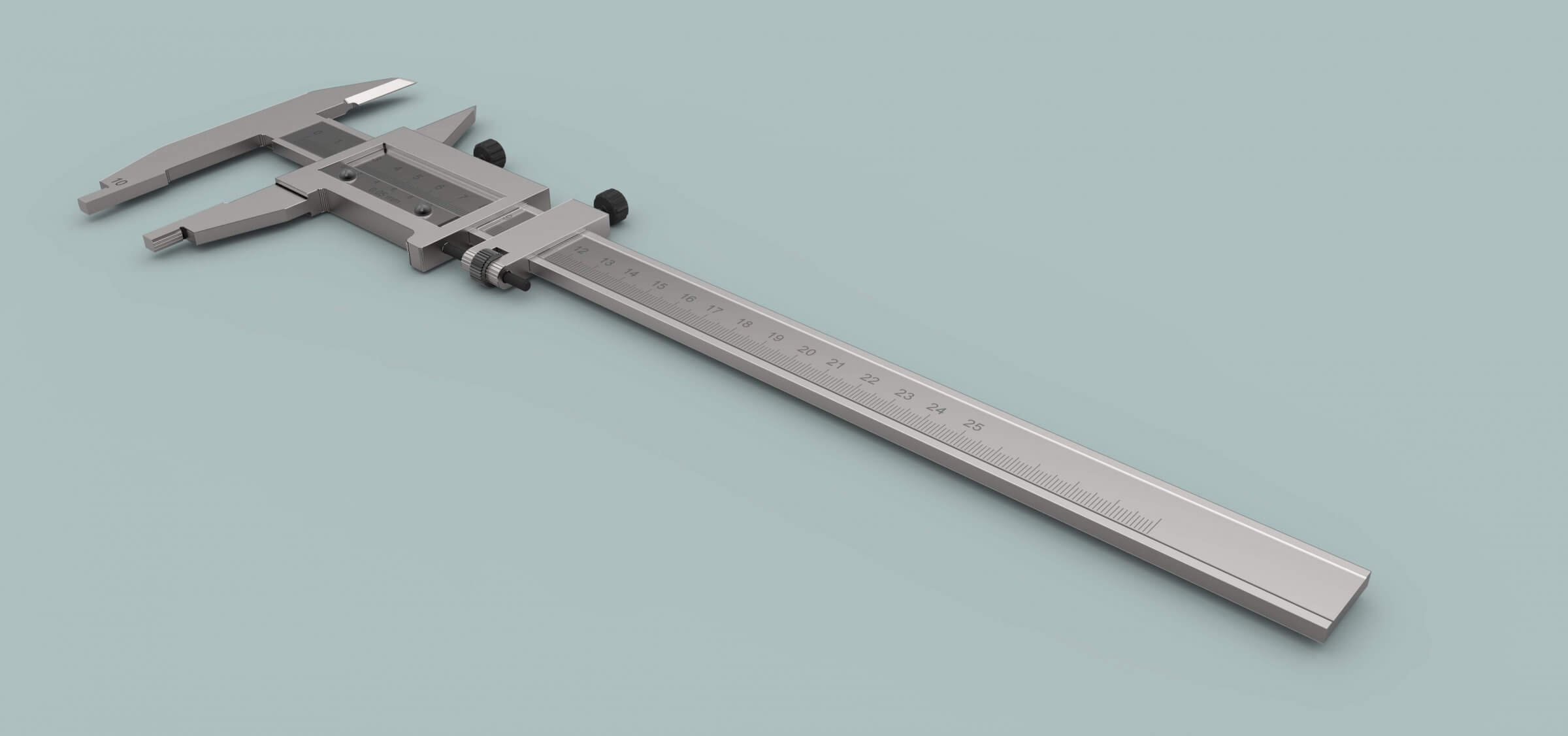 Vernier Caliper - 3D Model by TechItemsRock