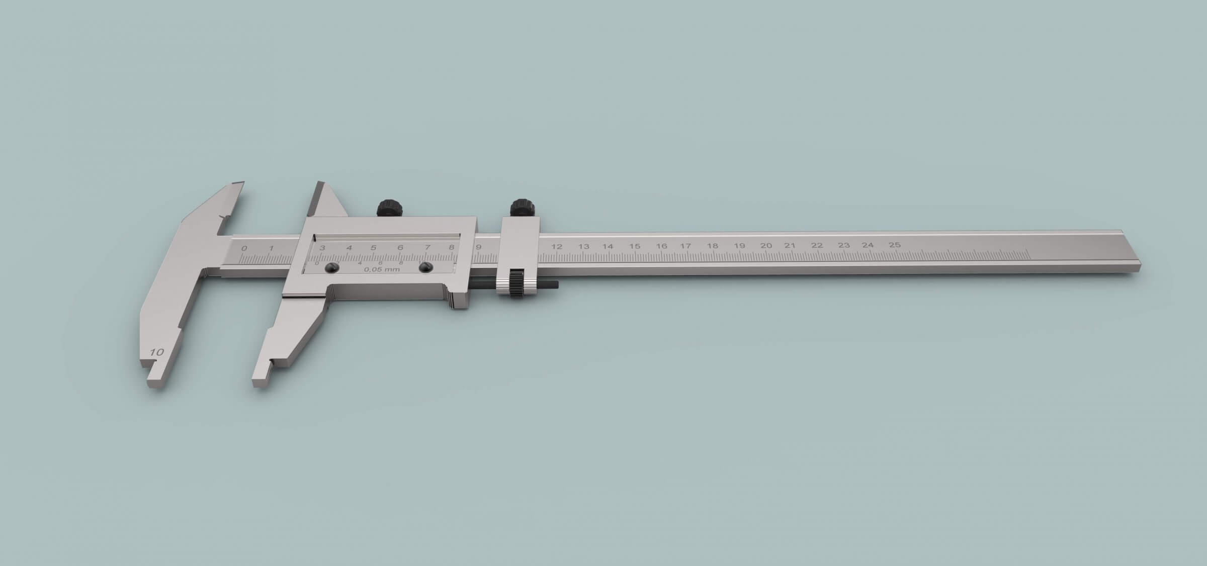Vernier Caliper - 3D Model by TechItemsRock