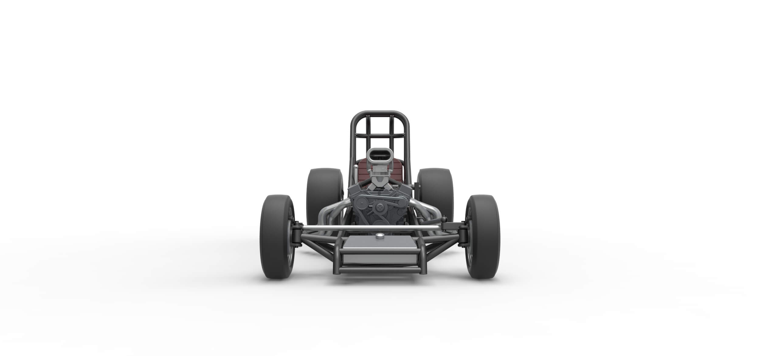 Vintage Front Engine Dragster Base Version 4 Scale 1:25 - 3D Model by ...