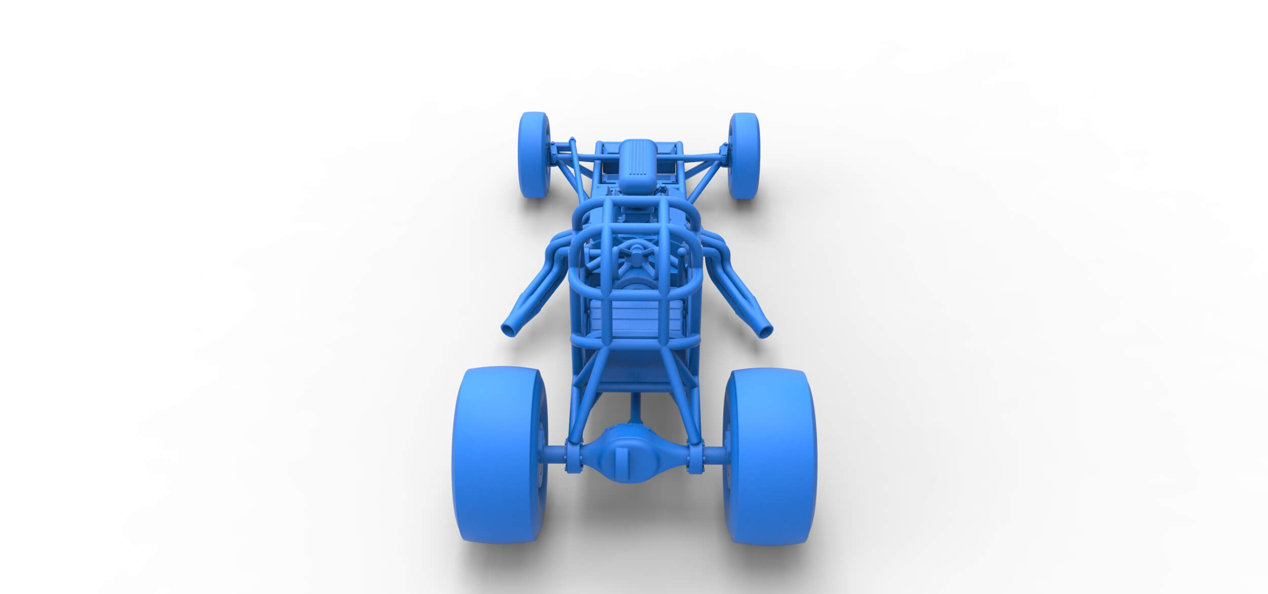 Vintage Front Engine Dragster Base Version 4 Scale 1:25 - 3D Model by ...