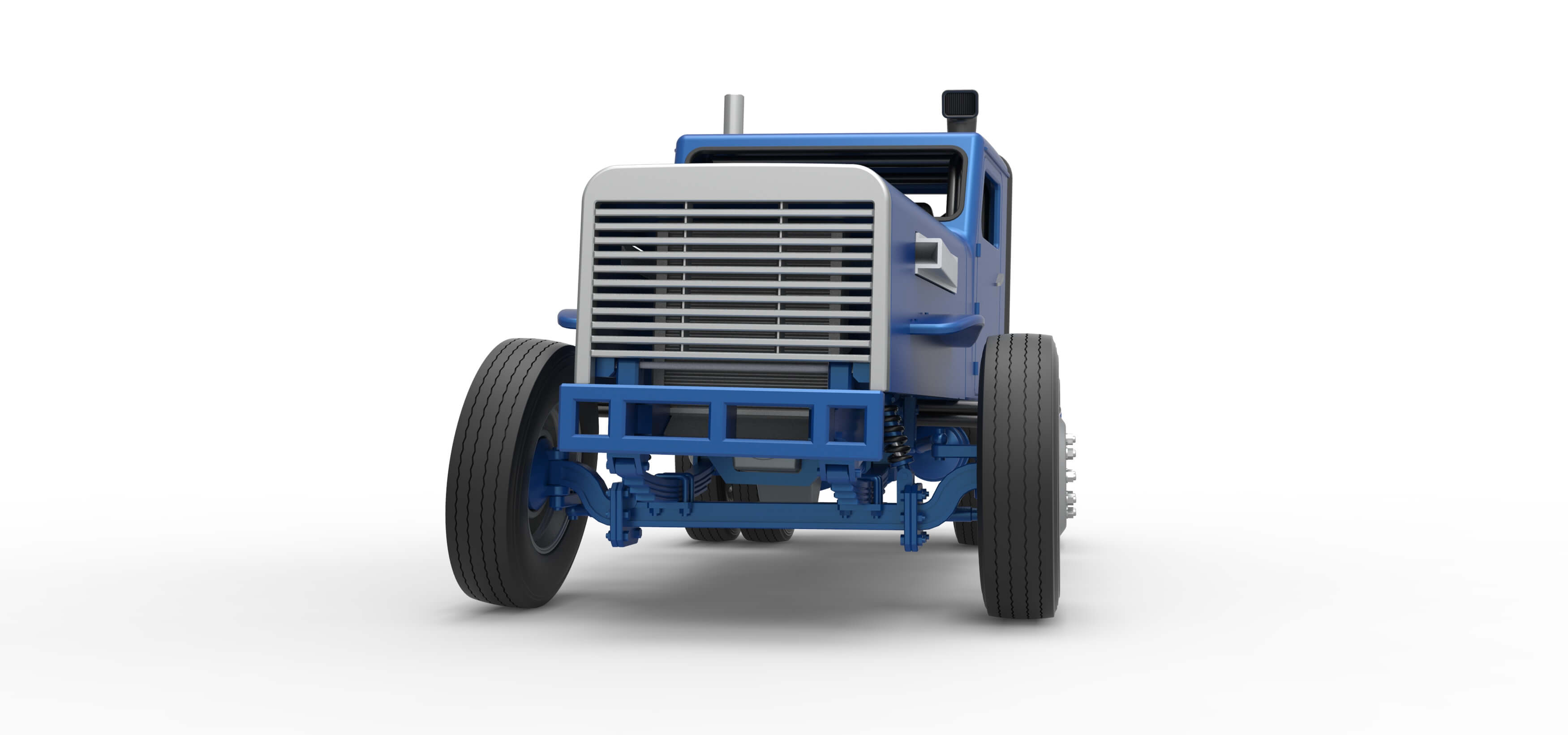 Vintage Gatr Racing Semi Truck Version 2 Scale 1:25 - 3D Model by ...