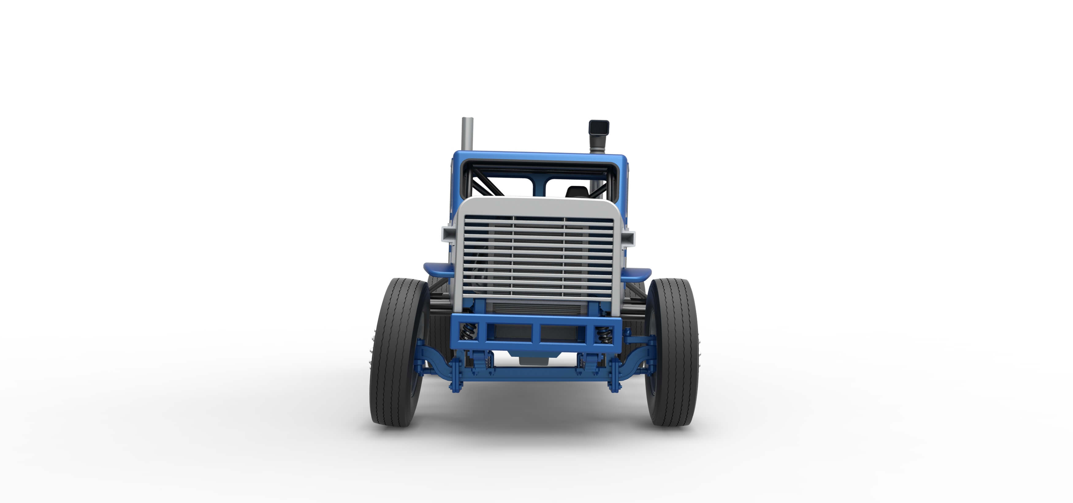 Vintage Gatr Racing Semi Truck Version 2 Scale 1:25 - 3D Model by ...