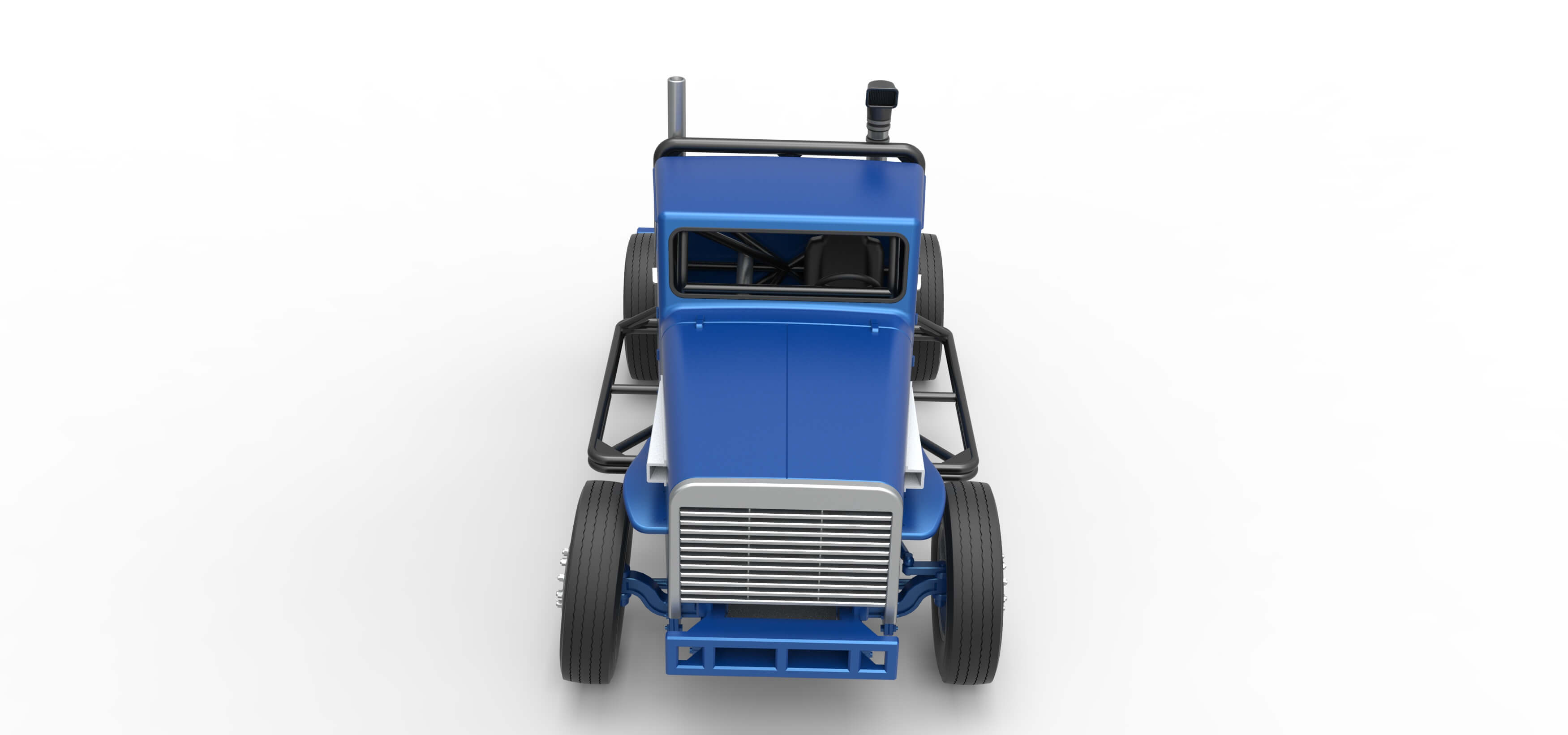 Vintage Gatr Racing Semi Truck Version 2 Scale 1:25 - 3D Model by ...
