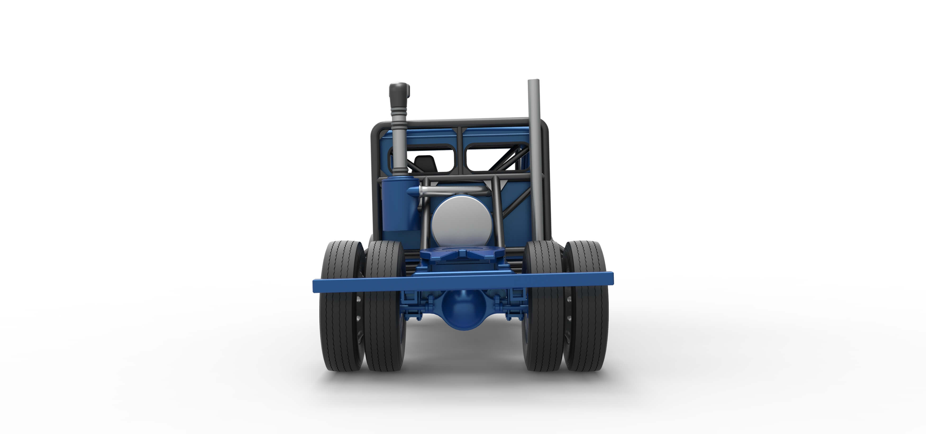 Vintage Gatr Racing Semi Truck Version 2 Scale 1:25 - 3D Model by ...