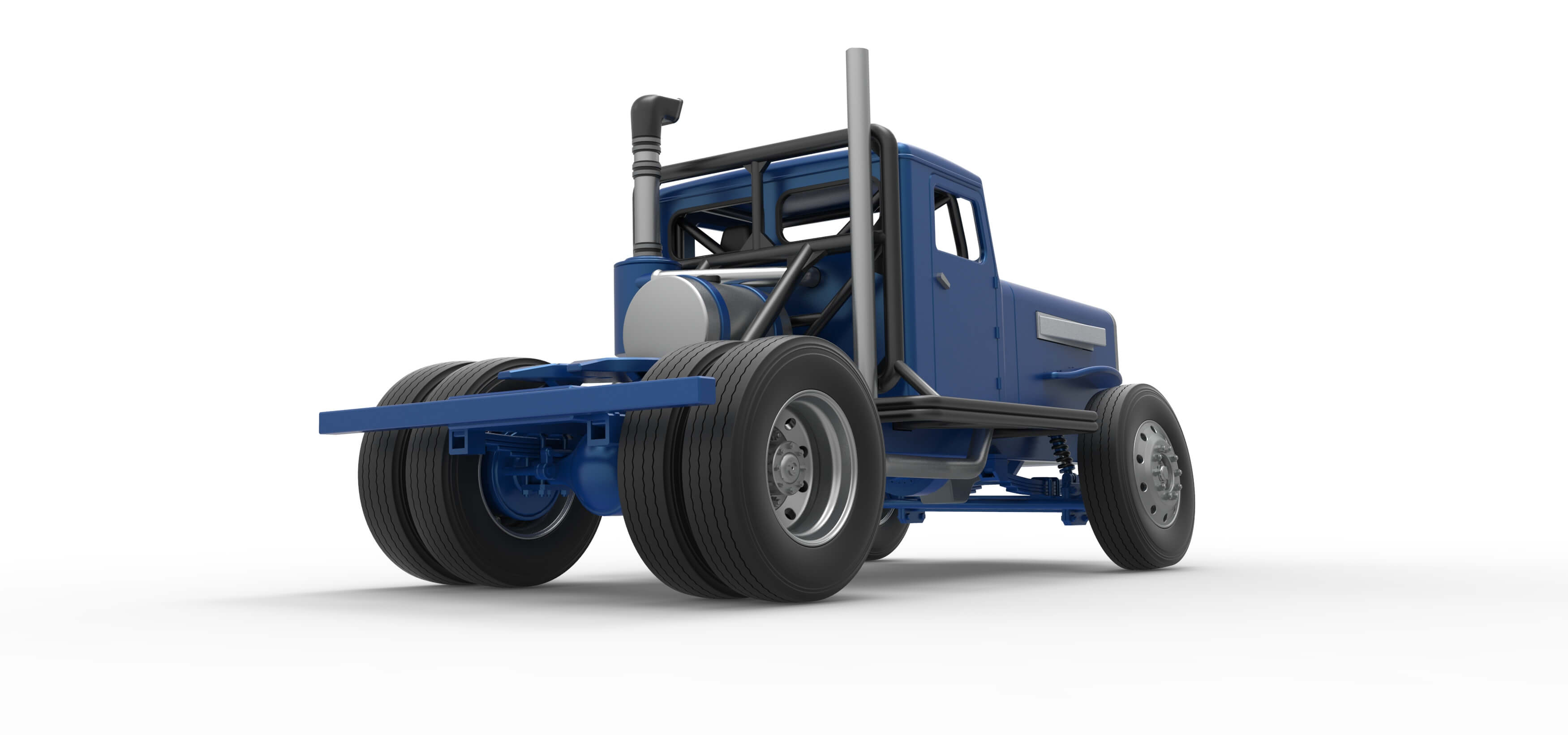 Vintage Gatr Racing Semi Truck Version 2 Scale 1:25 - 3D Model by ...