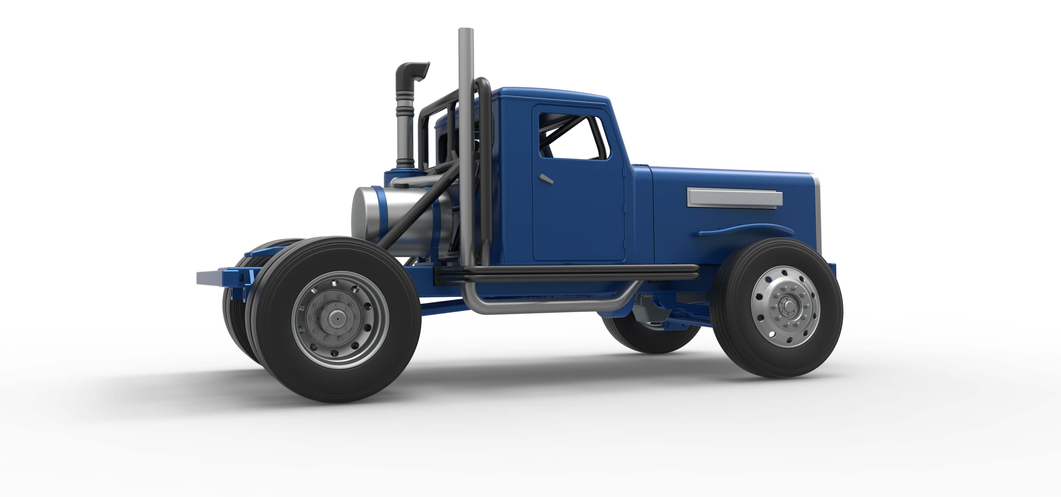 Vintage Gatr Racing Semi Truck Version 2 Scale 1:25 - 3D Model by ...