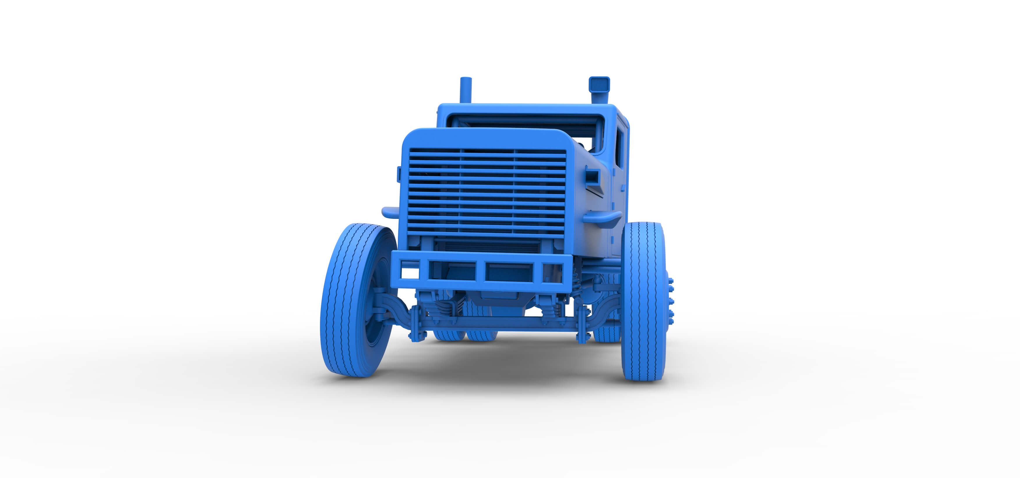 Vintage Gatr Racing Semi Truck Version 2 Scale 1:25 - 3D Model by ...