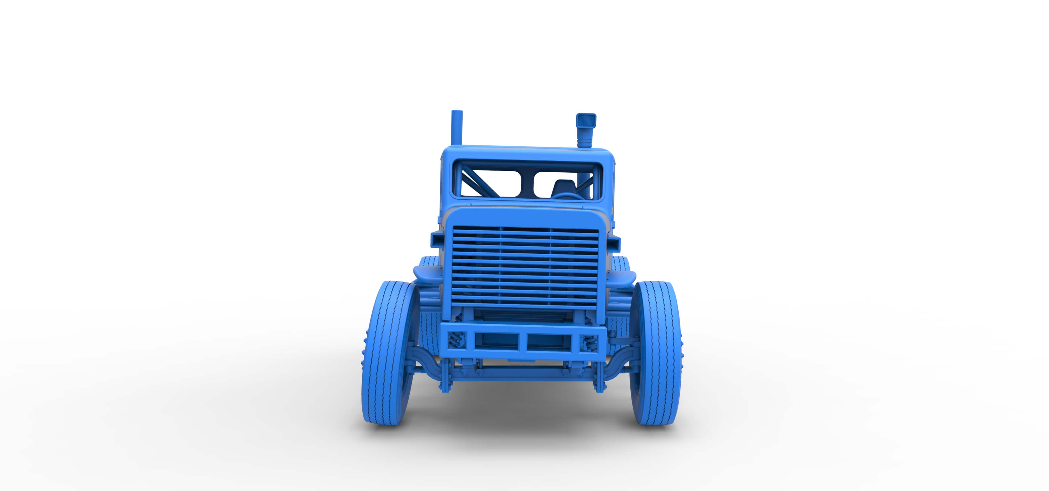 Vintage Gatr Racing Semi Truck Version 2 Scale 1:25 - 3D Model by ...