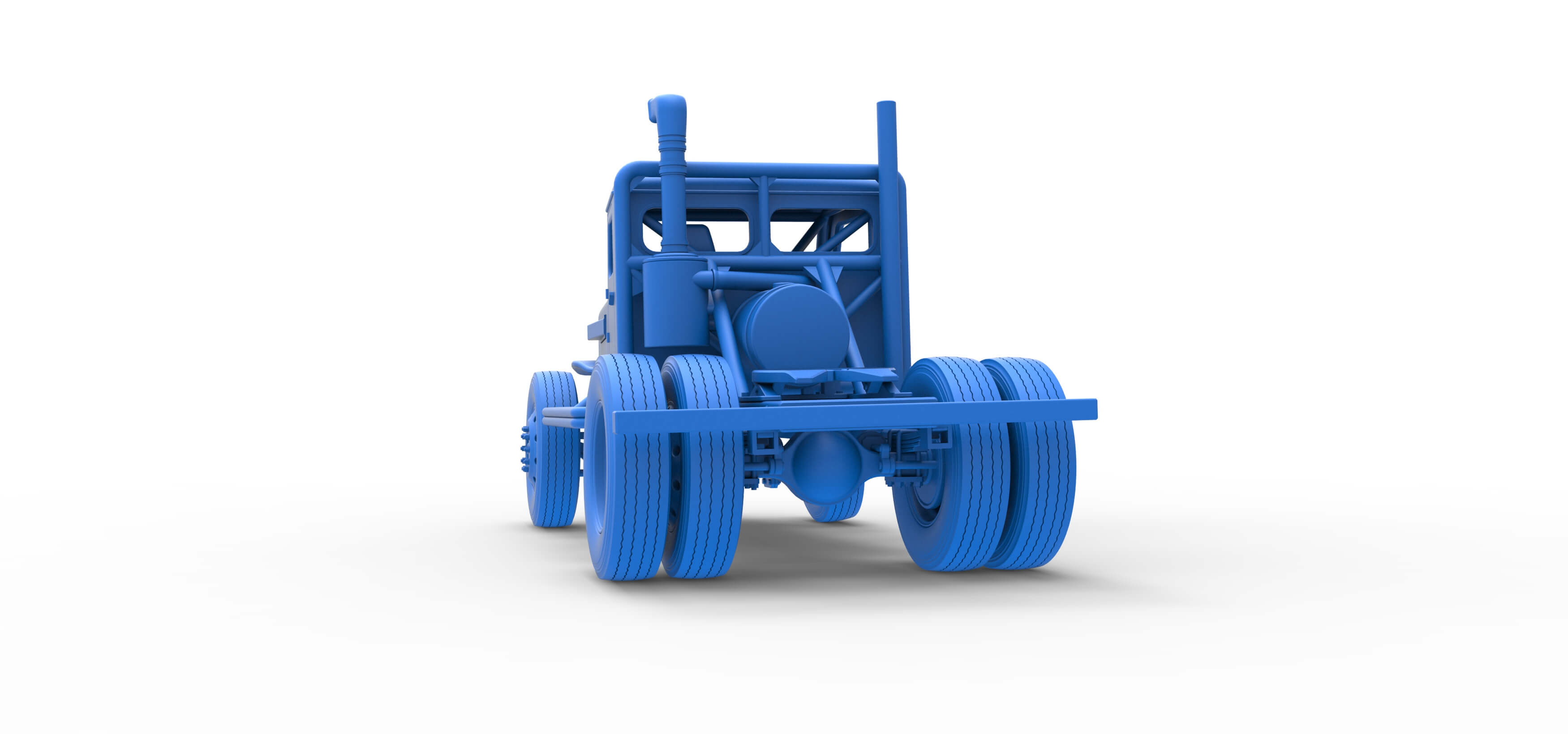 Vintage Gatr Racing Semi Truck Version 2 Scale 1:25 - 3D Model by ...