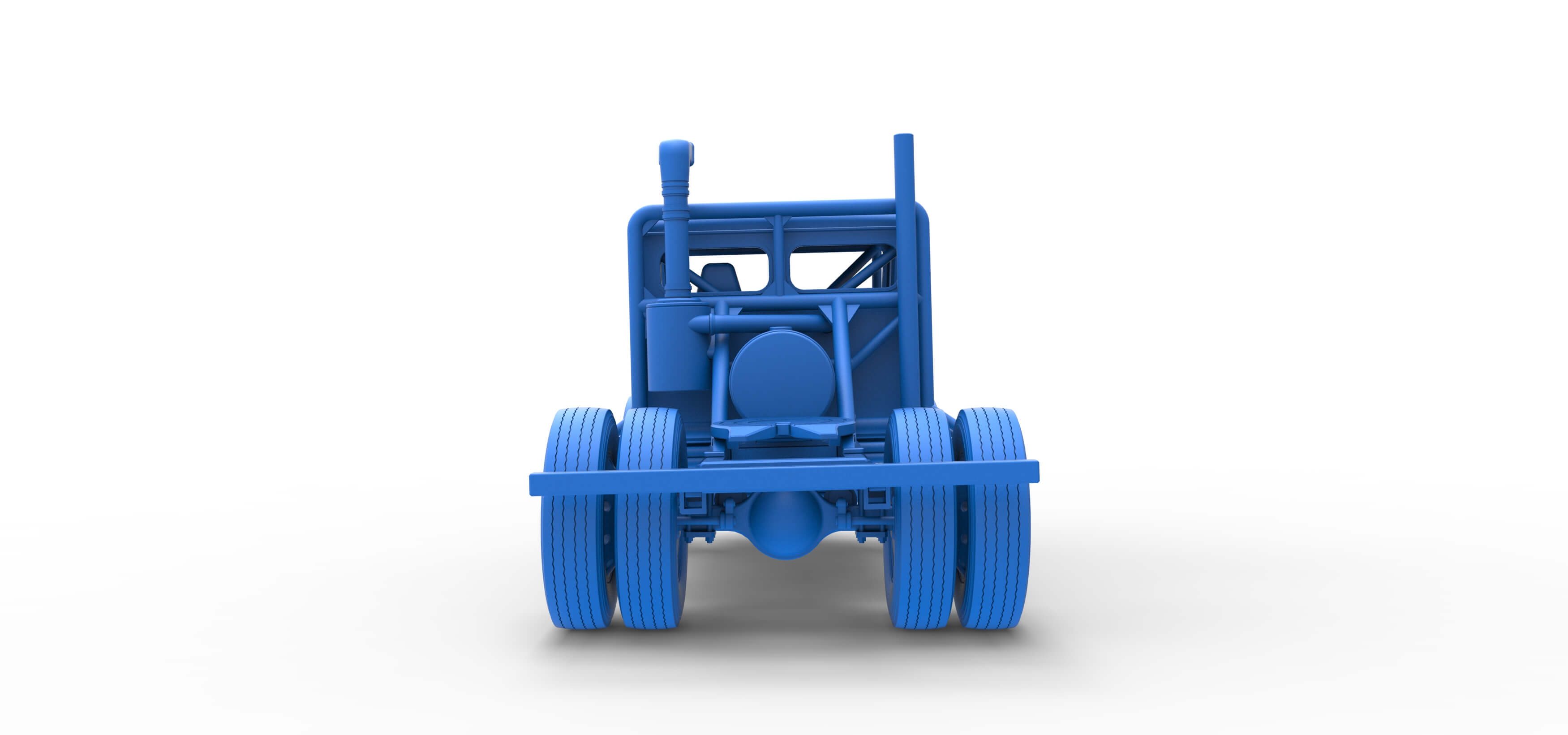 Vintage Gatr Racing Semi Truck Version 2 Scale 1:25 - 3D Model by ...