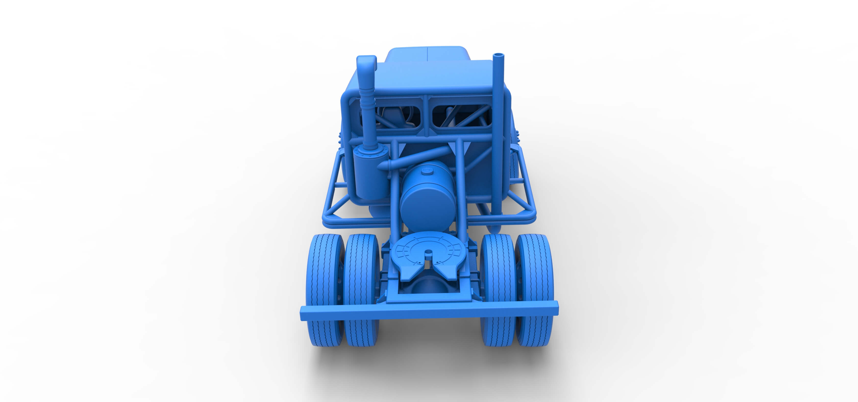 Vintage Gatr Racing Semi Truck Version 2 Scale 1:25 - 3D Model by ...