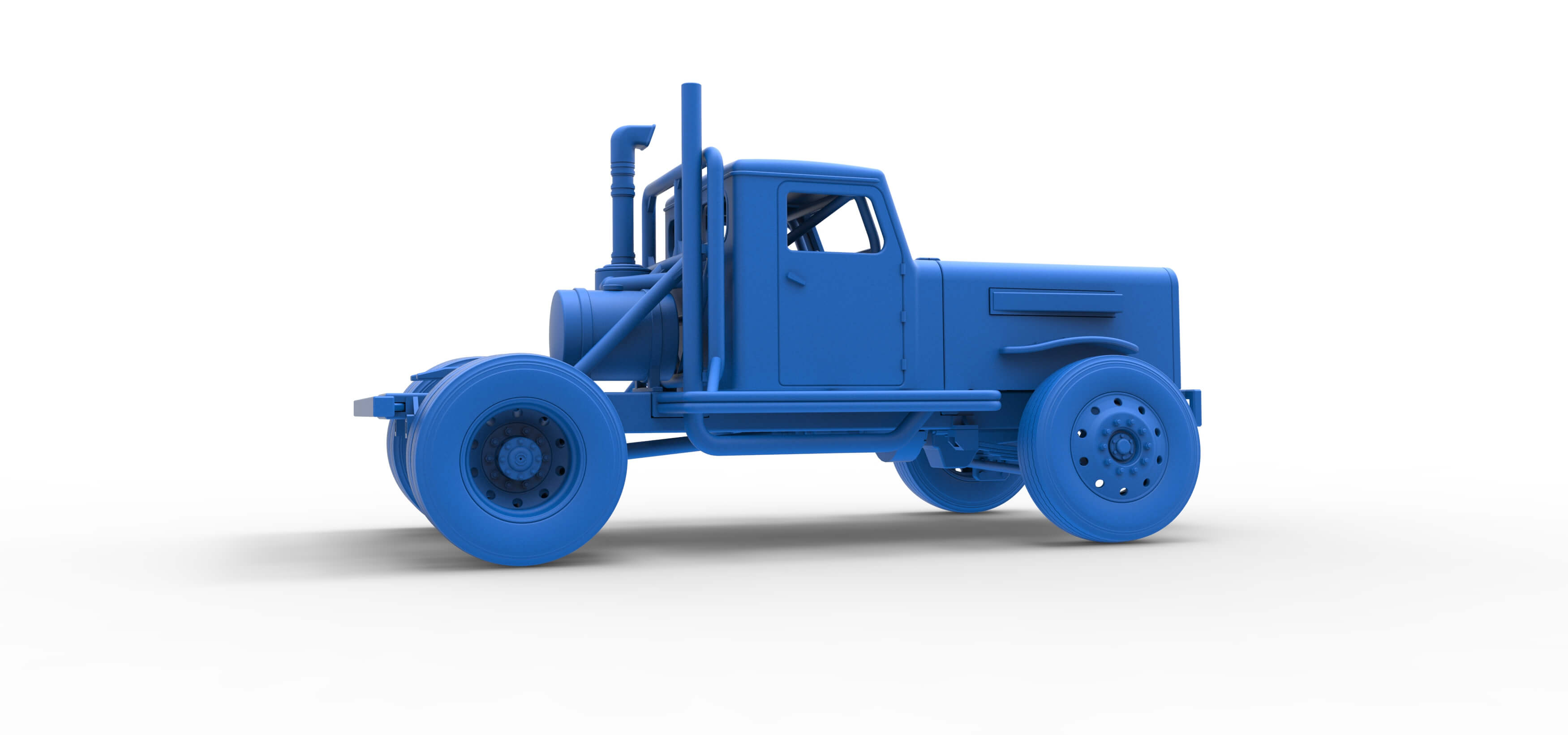 Vintage Gatr Racing Semi Truck Version 2 Scale 1:25 - 3D Model by ...